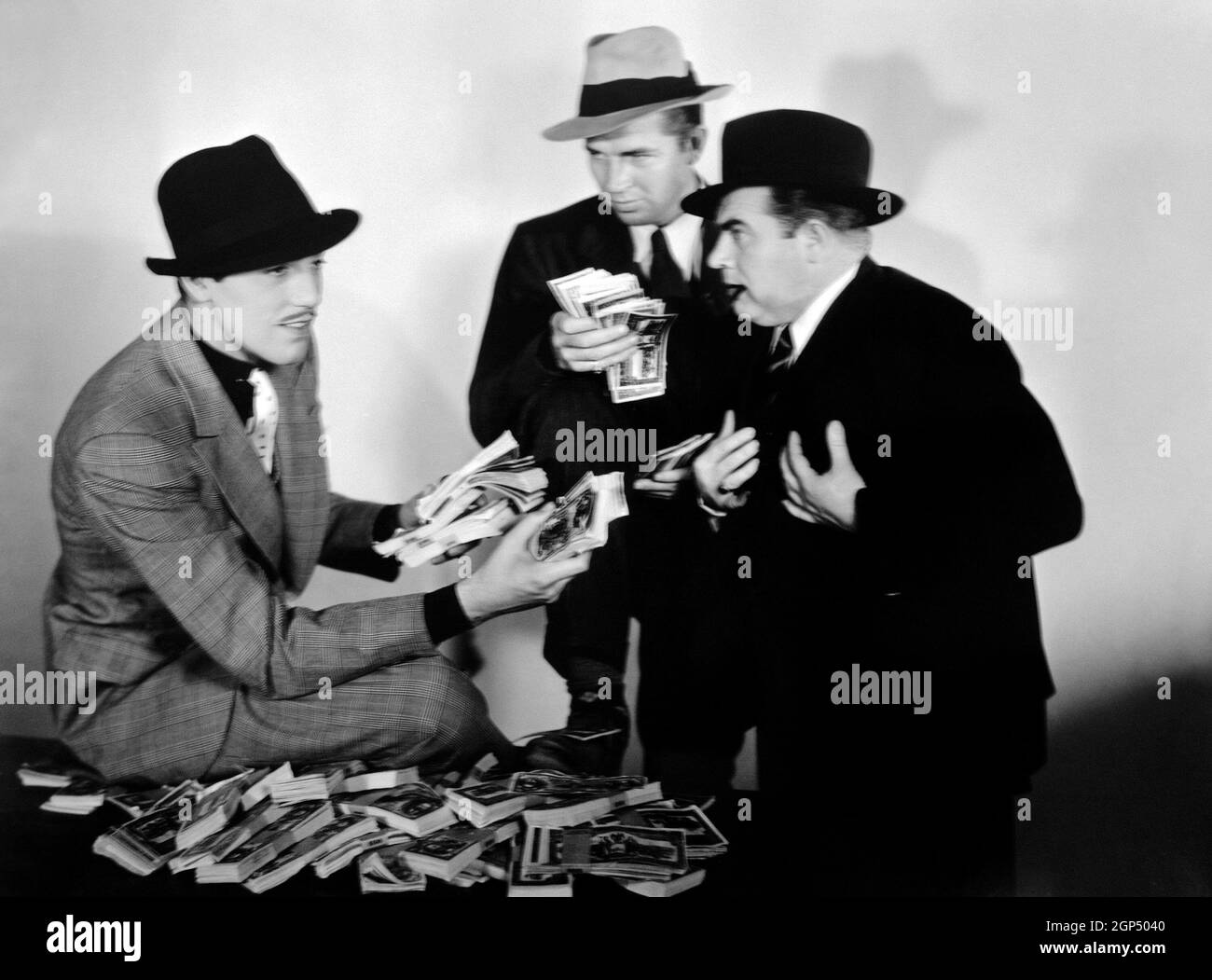 SHOW THEM NO MERCY, from left, Cesar Romero, Bruce Cabot, Edward Brophy ...