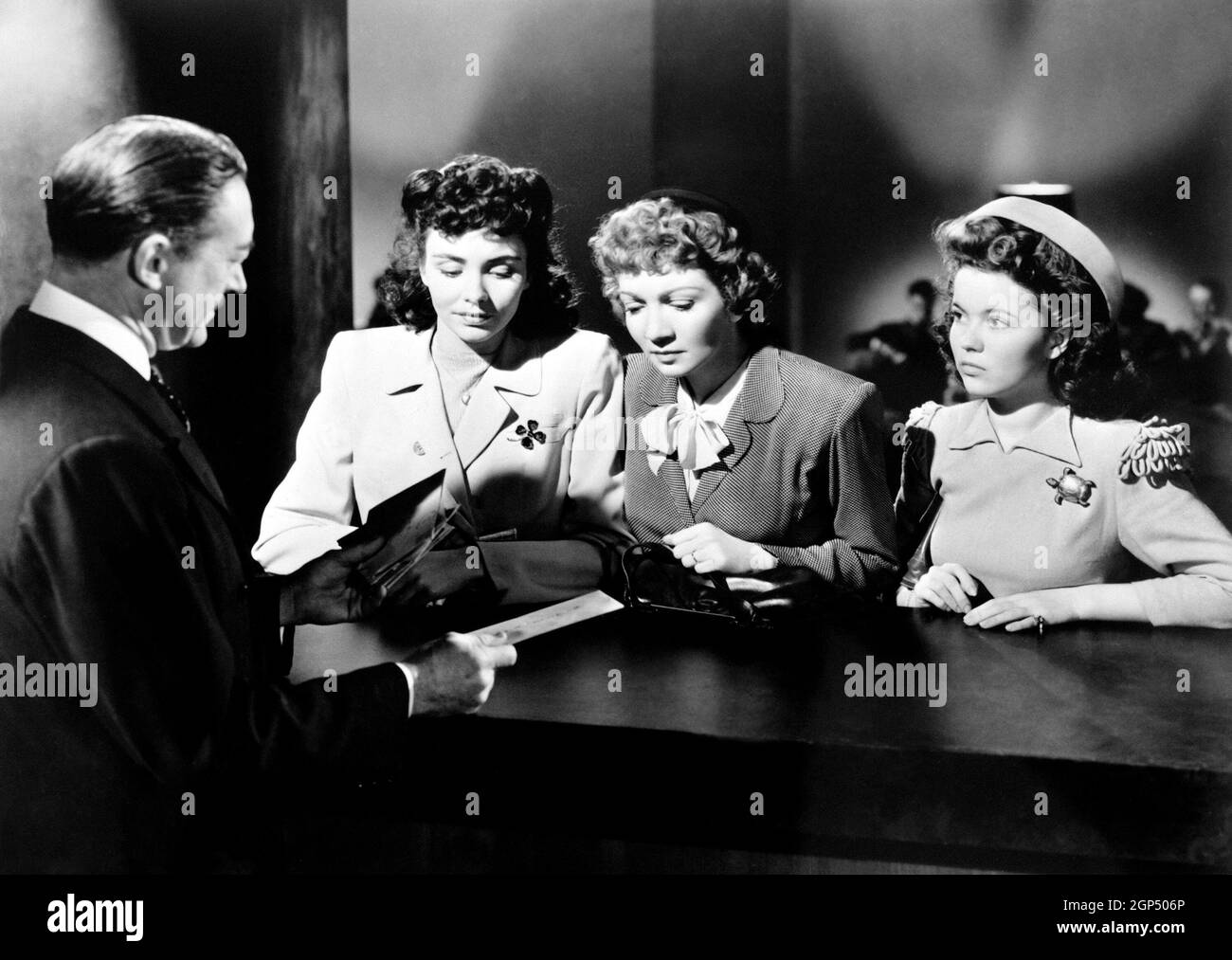 SINCE YOU WENT AWAY, from left, Theodore von Eltz, Jennifer Jones ...