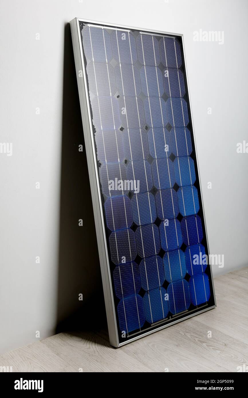 Large industrial solar panel. New technologies for preserving the ...