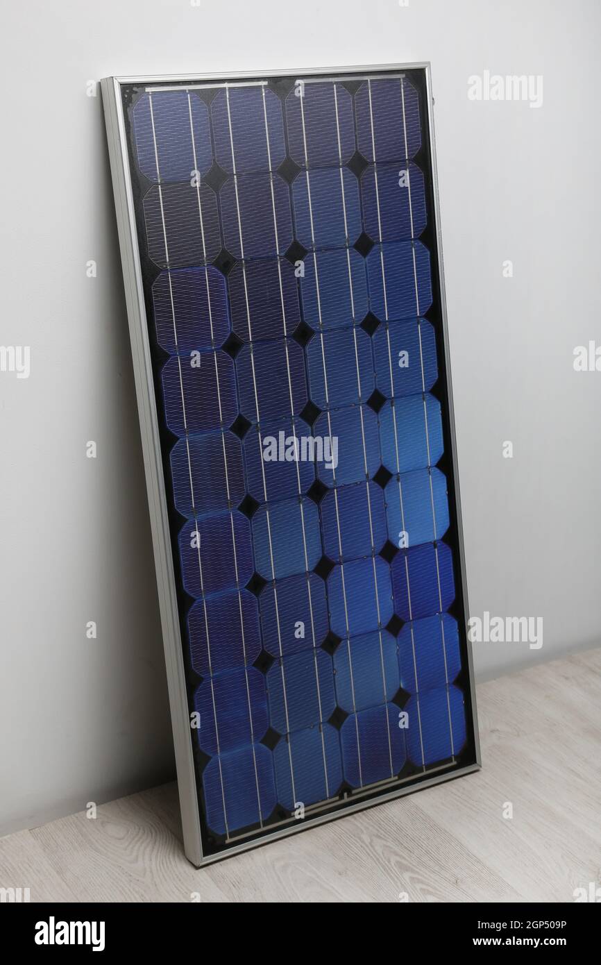 Large industrial solar panel. New technologies for preserving the ...