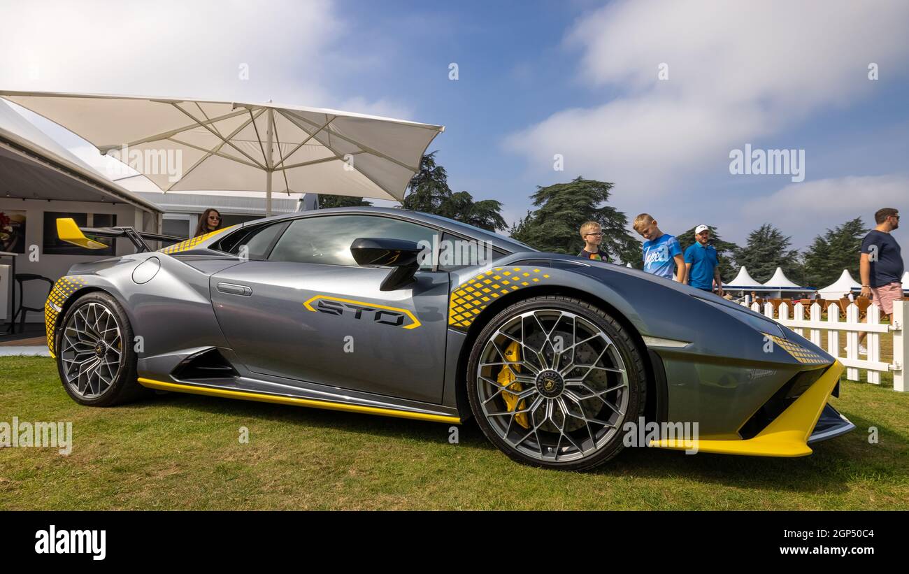 2021 Huracán STO (Super Trofeo Omologato) on display at the Concours d ...