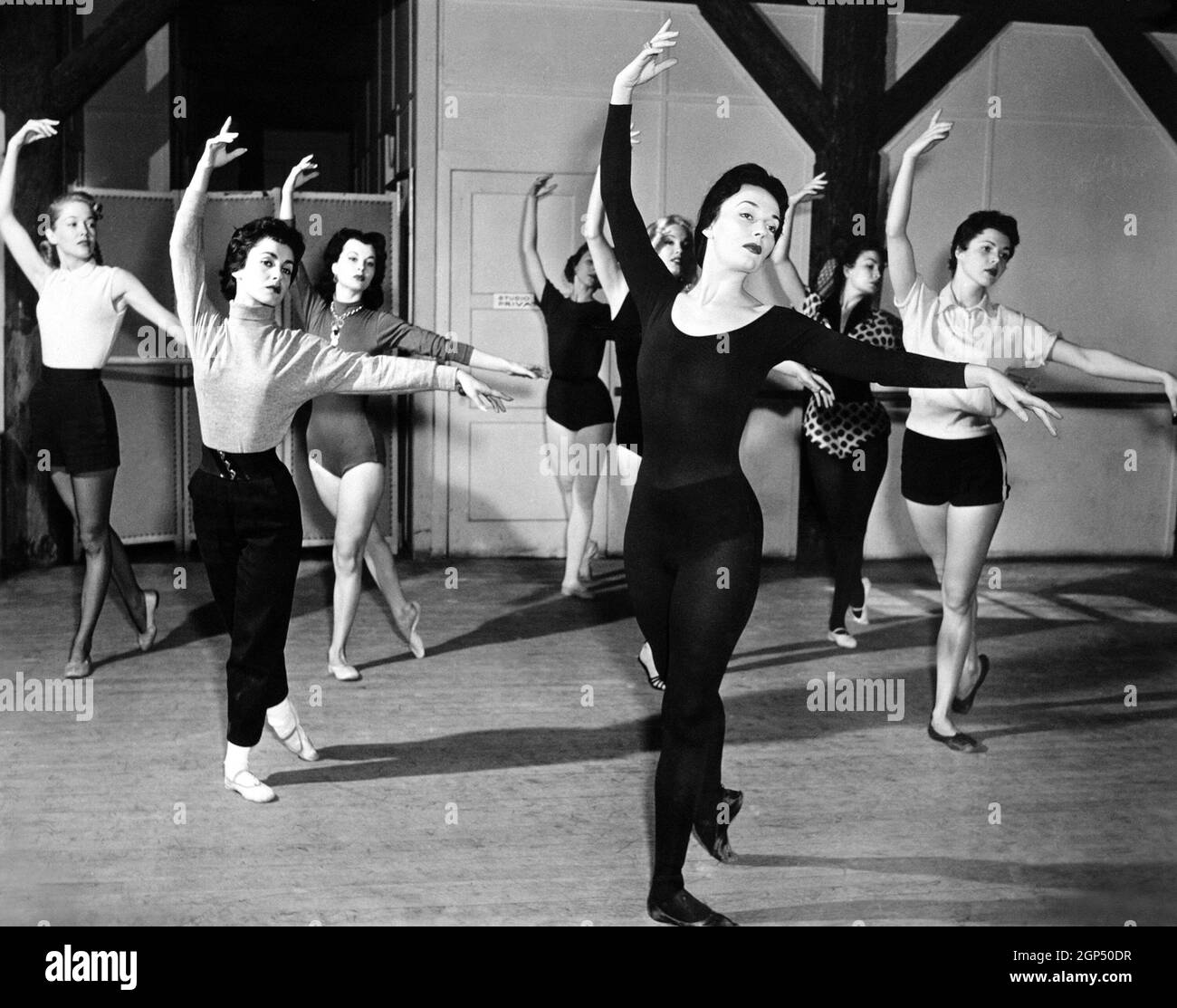 SIGN OF THE PAGAN, Ludmilla Tcherina, giving the Universal ...