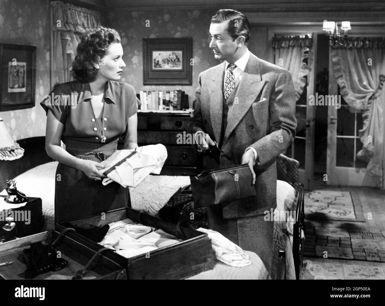 SITTING PRETTY, from left, Maureen O'Hara, Robert Young, 1948, TM ...