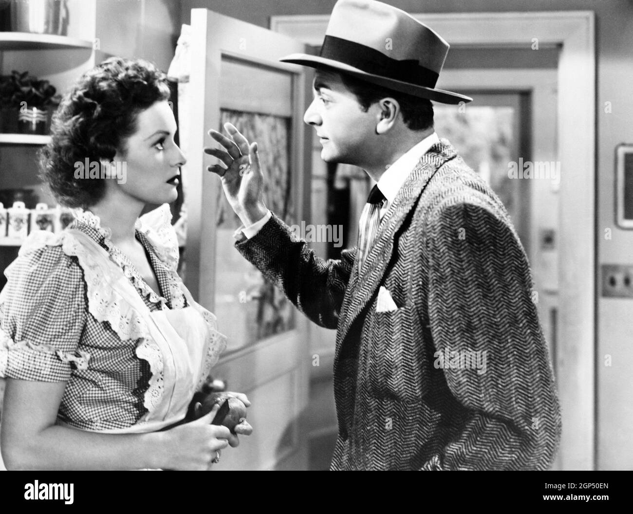 SITTING PRETTY, from left, Maureen O'Hara, Robert Young, 1948, TM ...