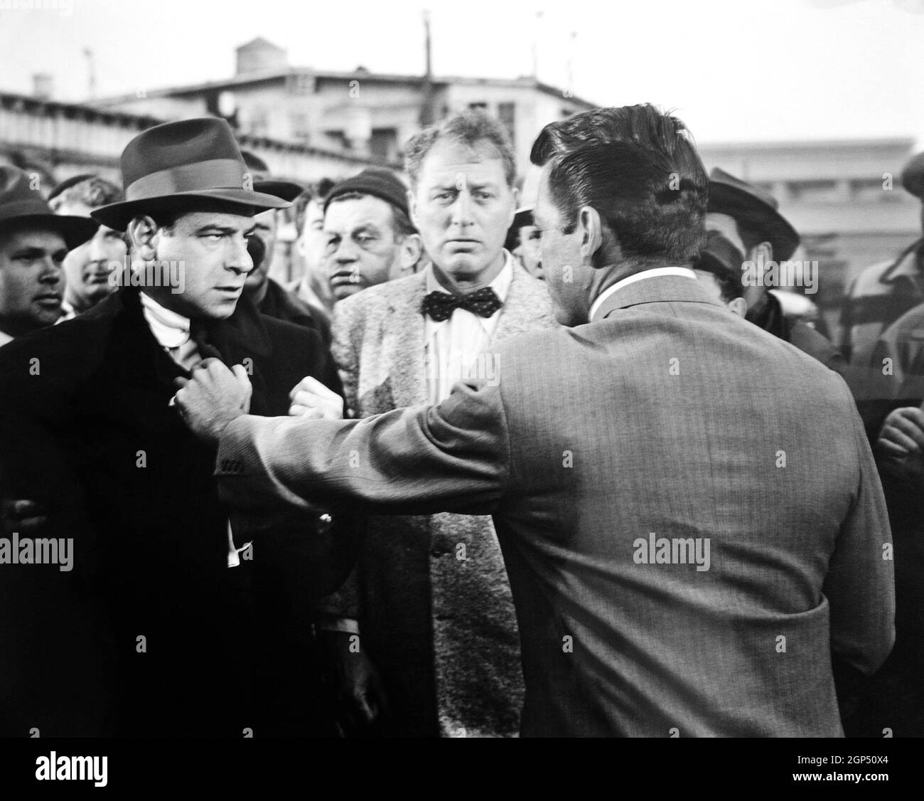 SLAUGHTER ON TENTH AVENUE, from left, Walter Matthau, Charles McGraw ...