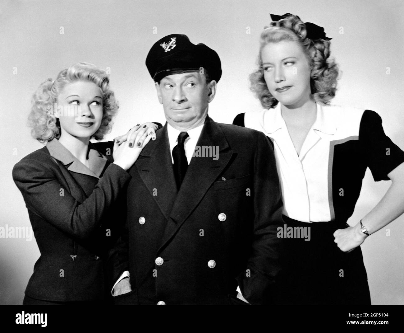 SLIGHTLY TERRIFIC, from left, Anne Rooney, Leon Errol, Betty Kean, 1944 ...