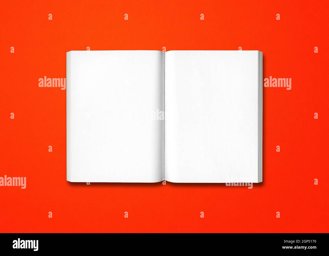 Blank magazine red pages hi-res stock photography and images - Alamy