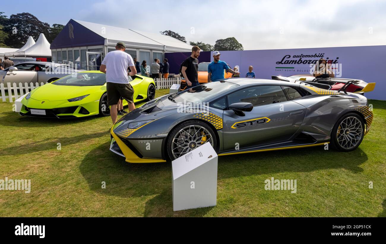 2021 Huracán STO (Super Trofeo Omologato) on display at the Concours d ...