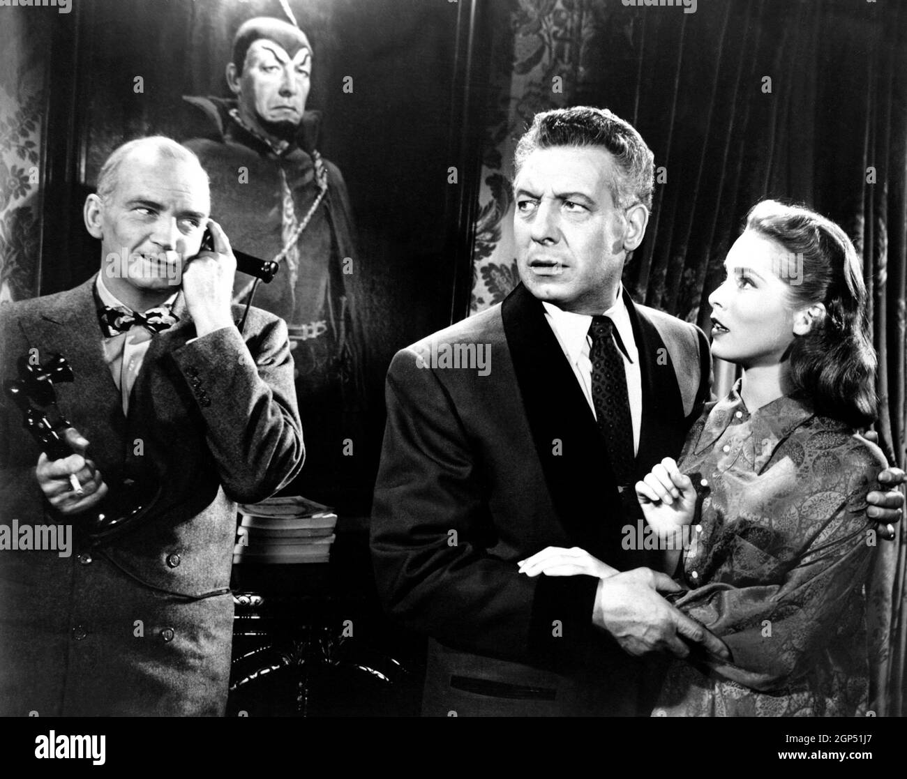 STRICTLY DISHONORABLE, from left, Millard Mitchell, Ezio Pinza, Janet ...