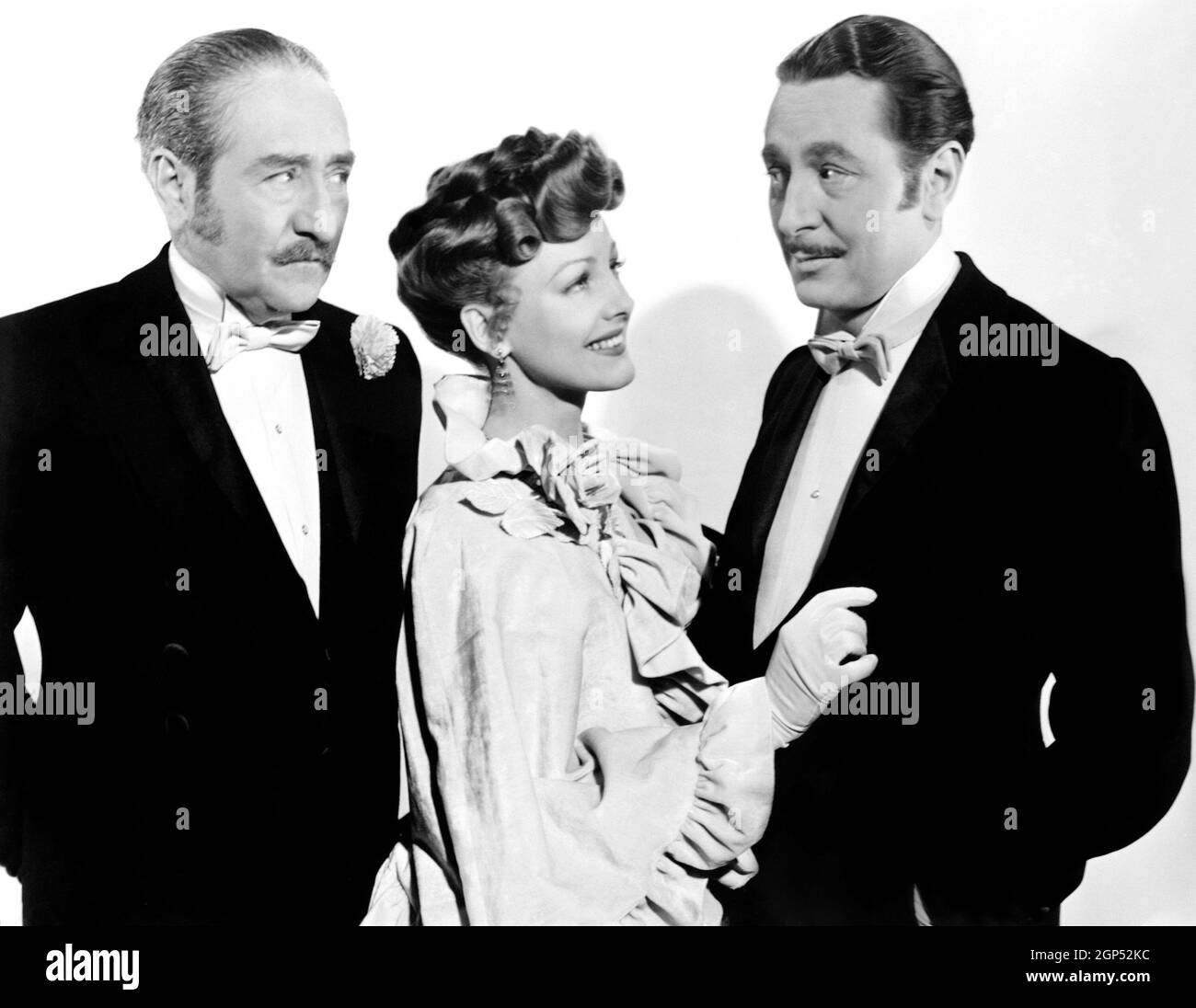 SWEET ROSIE O'GRADY, from left, Adolphe Menjou, Virginia Grey, Reginald Gardiner, 1943. TM ...