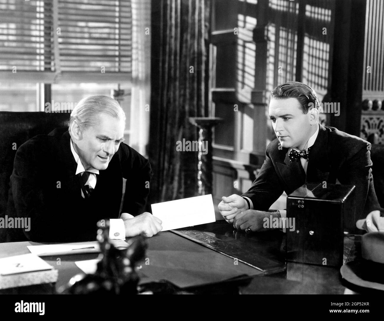SWEEPINGS, from left, Lionel Barrymore, William Gargan, 1933 Stock ...