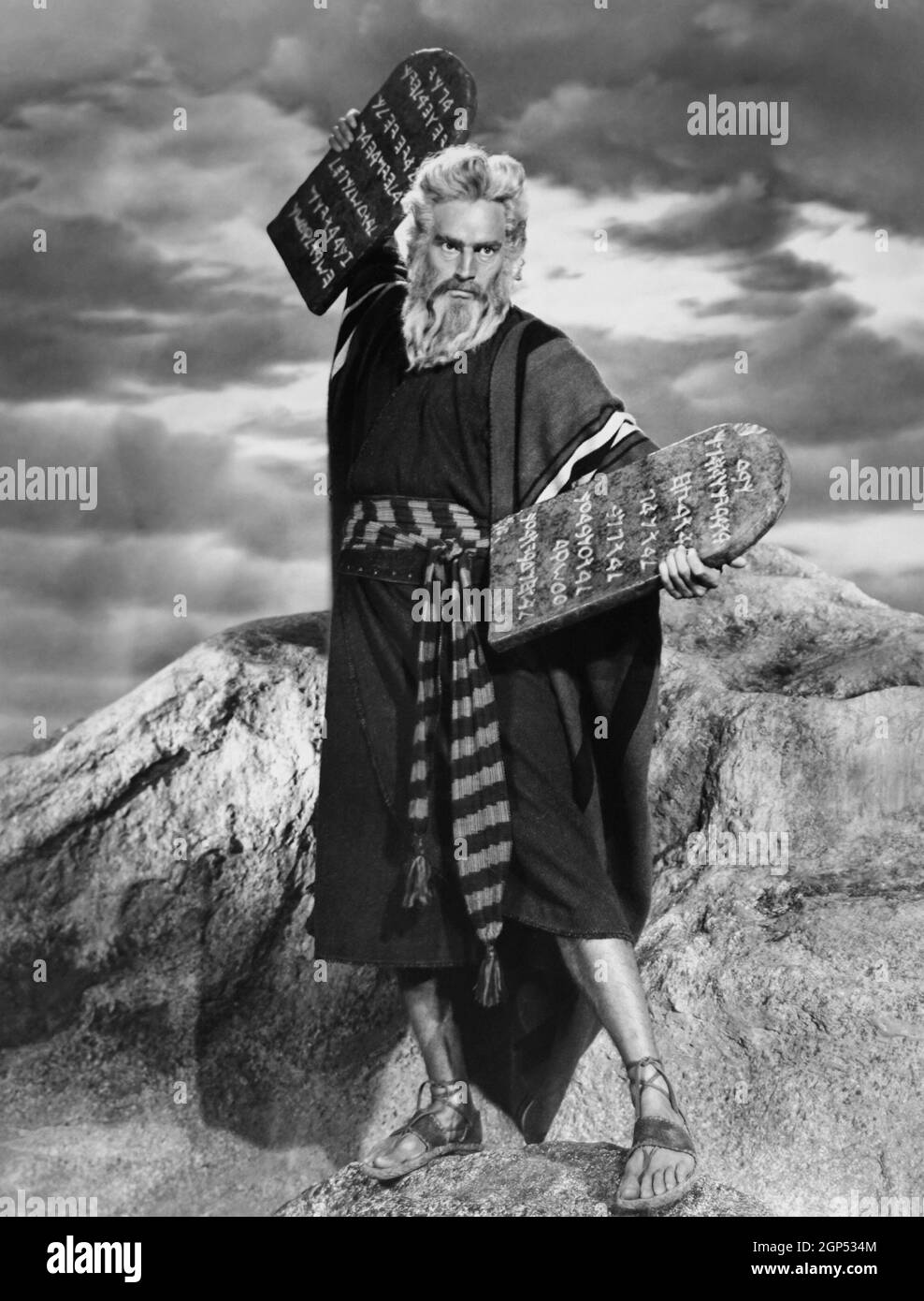 THE TEN COMMANDMENTS, Charlton Heston, 1956 Stock Photo - Alamy