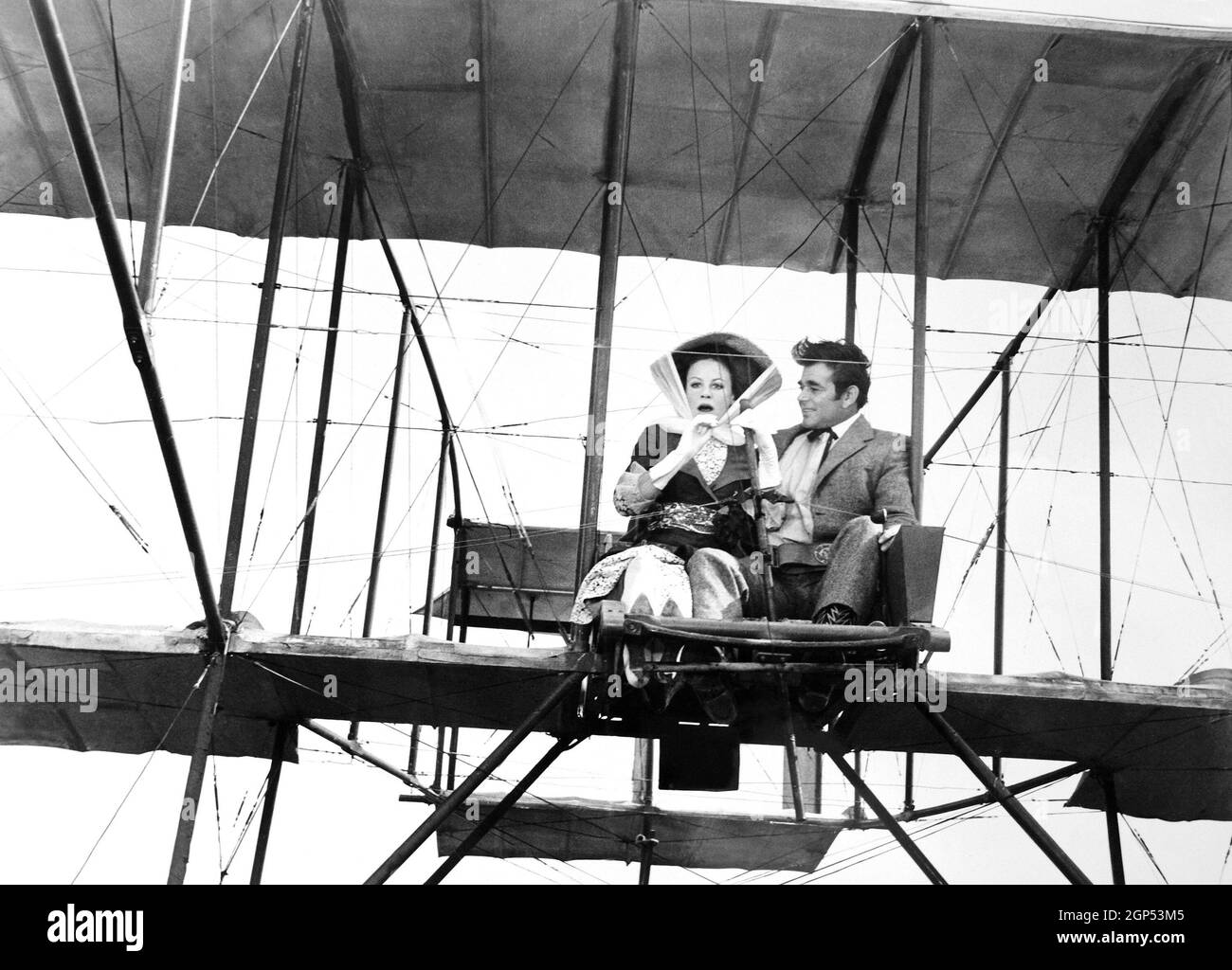 THOSE MAGNIFICENT MEN IN THEIR FLYING MACHINES, from left, Sarah Miles, Stuart Whitman, 1965. TM ...
