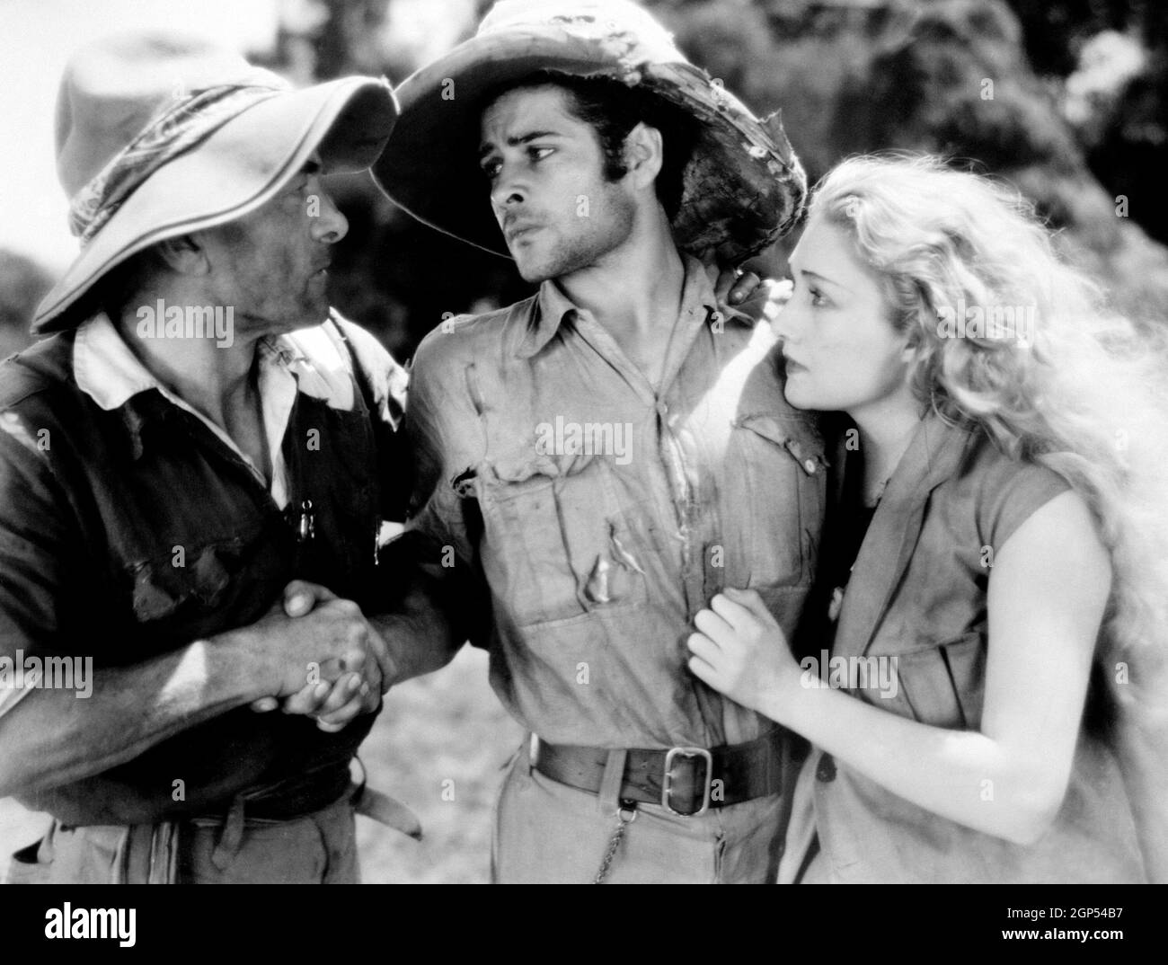 TRADER HORN, from left, Harry Carey, Sr., Duncan Renaldo, Edwina Booth ...
