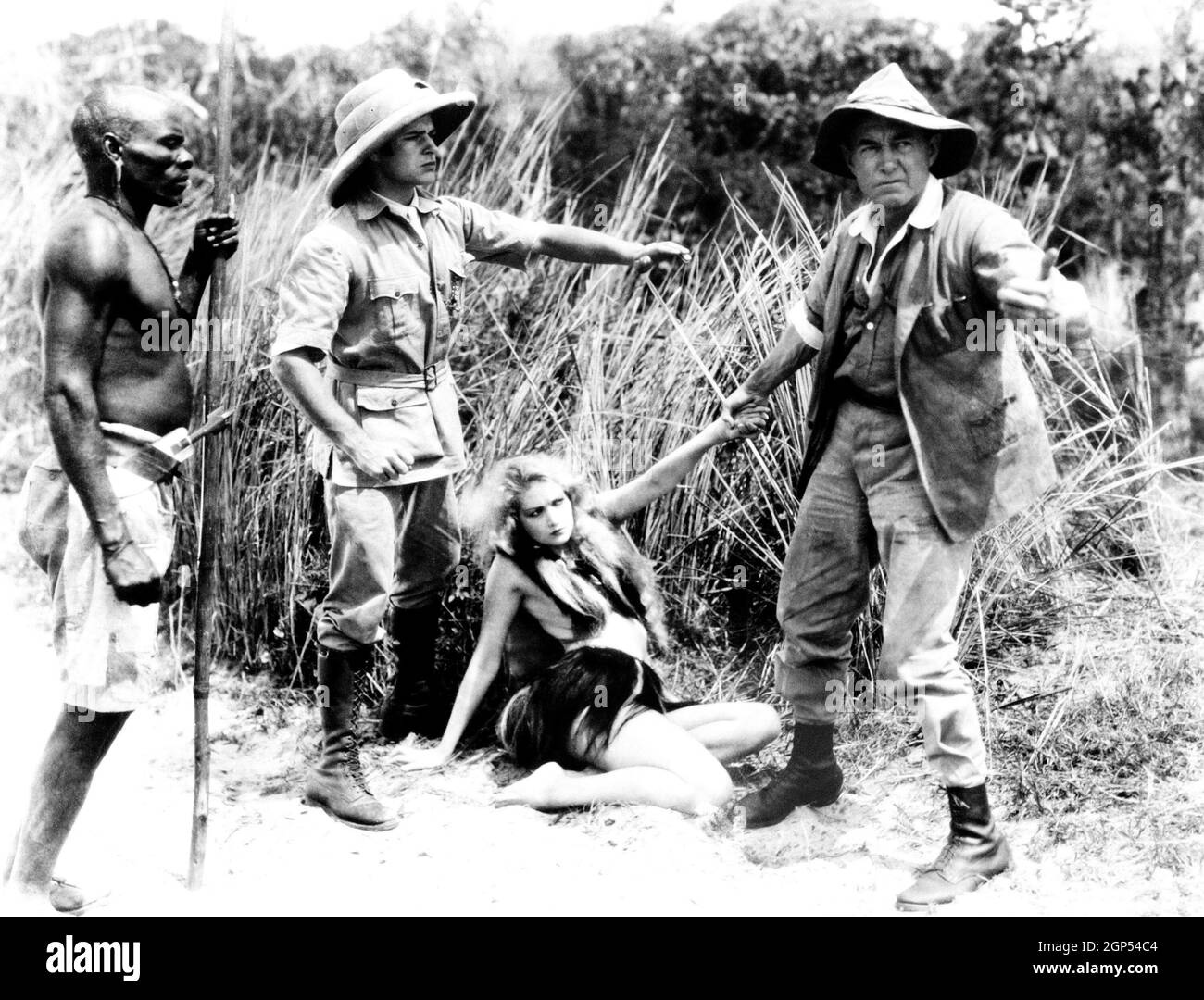 TRADER HORN, from left, Mutia Omoolu, Duncan Renaldo, Edwina Booth ...