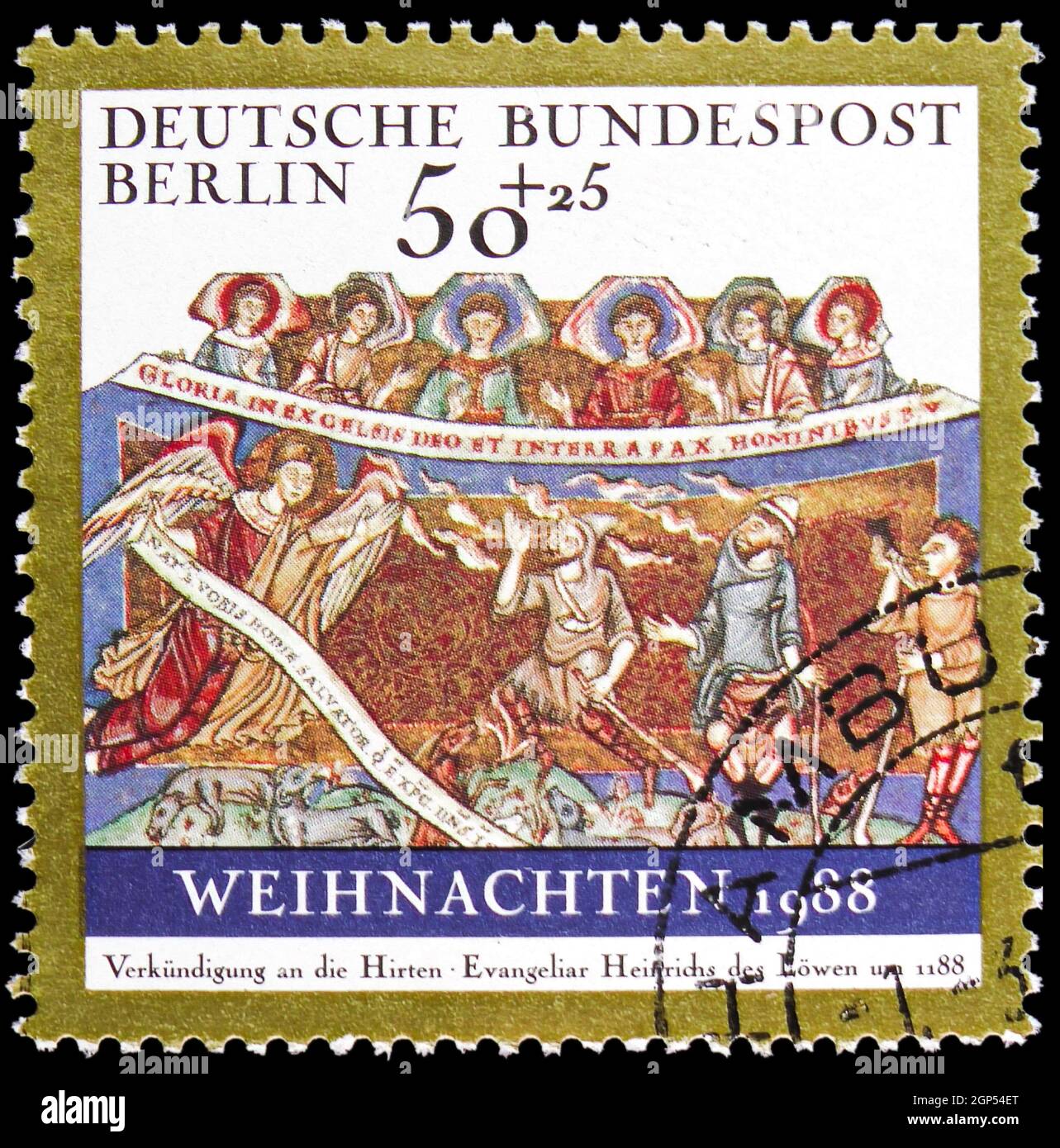 MOSCOW, RUSSIA - AUGUST 5, 2021: Postage stamp printed in Germany shows ...