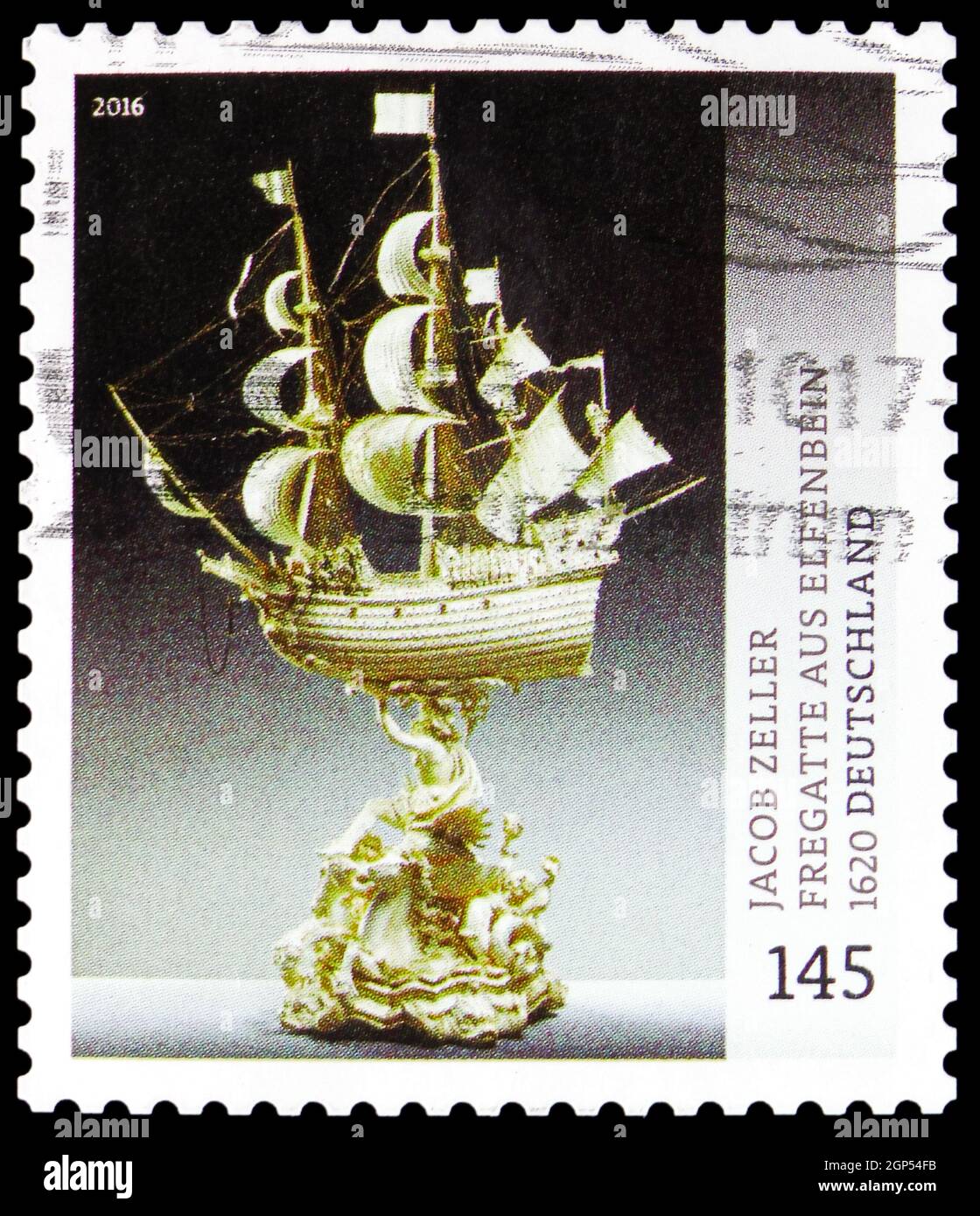 MOSCOW, RUSSIA - AUGUST 5, 2021: Postage stamp printed in Germany shows ...