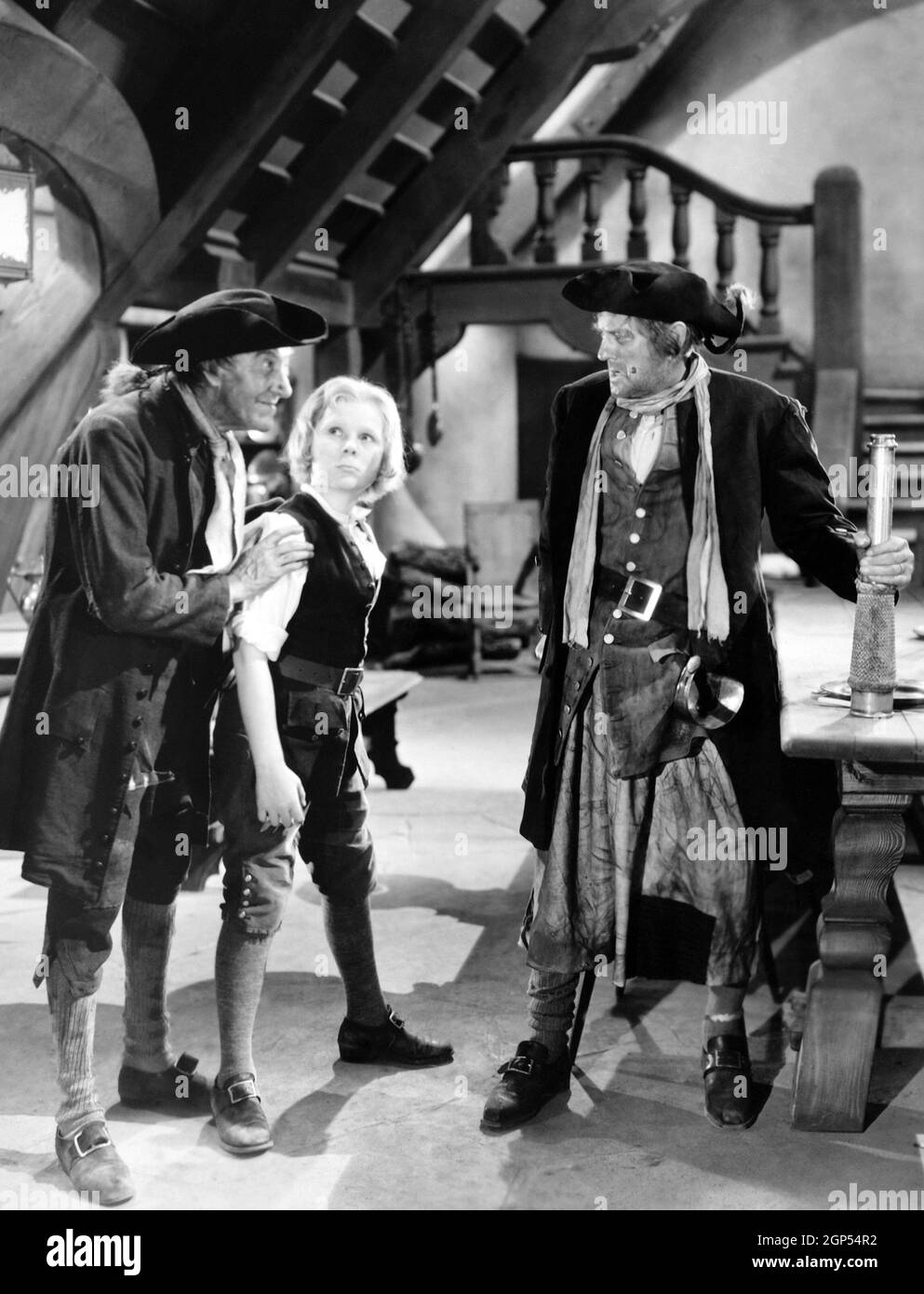 TREASURE ISLAND, from left, Olin Howland, Jackie Cooper, Lionel ...