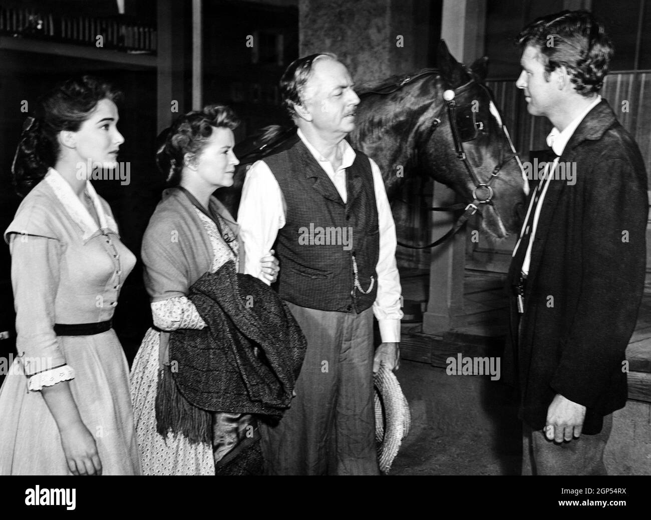 THE TREASURE OF LOST CANYON, from left, Julie Adams, Rosemary DeCamp ...