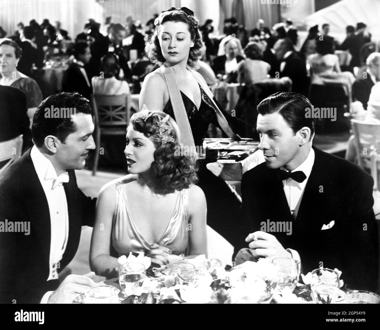 TWO GIRLS ON BROADWAY, from left, Kent Taylor, Lana Turner, Joan ...