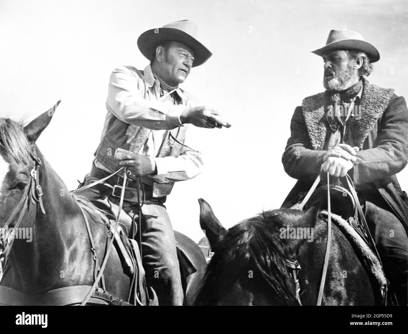 THE UNDEFEATED, from left, John Wayne, Ben Johnson, 1969, TM ...