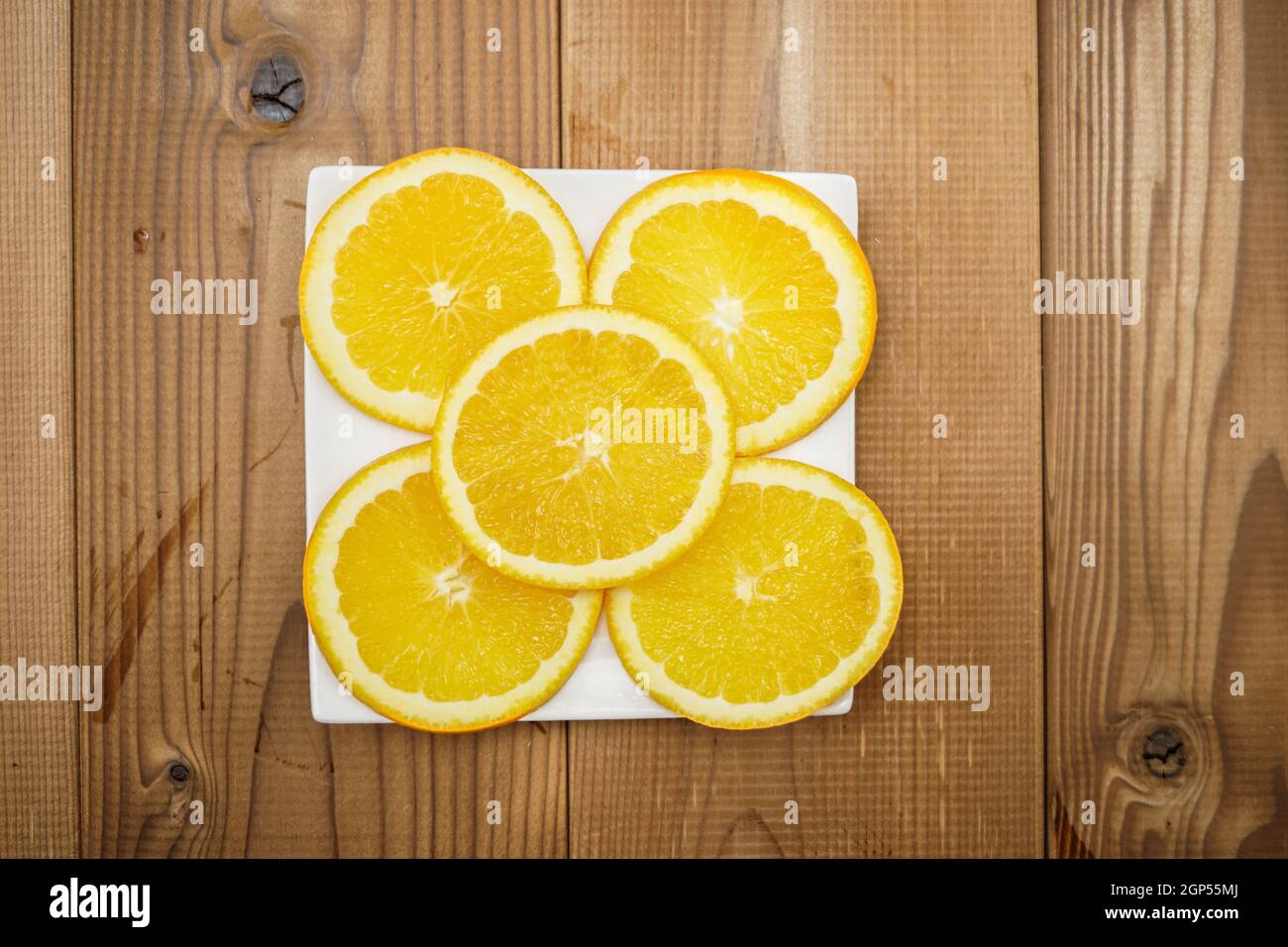 Orange of the image that has been placed in the dish. Shooting Location ...