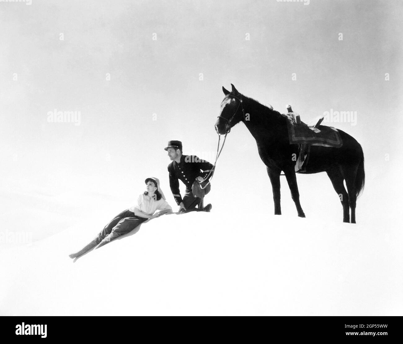 UNDER TWO FLAGS, from left, Claudette Colbert, Ronald Colman, 1936, TM ...