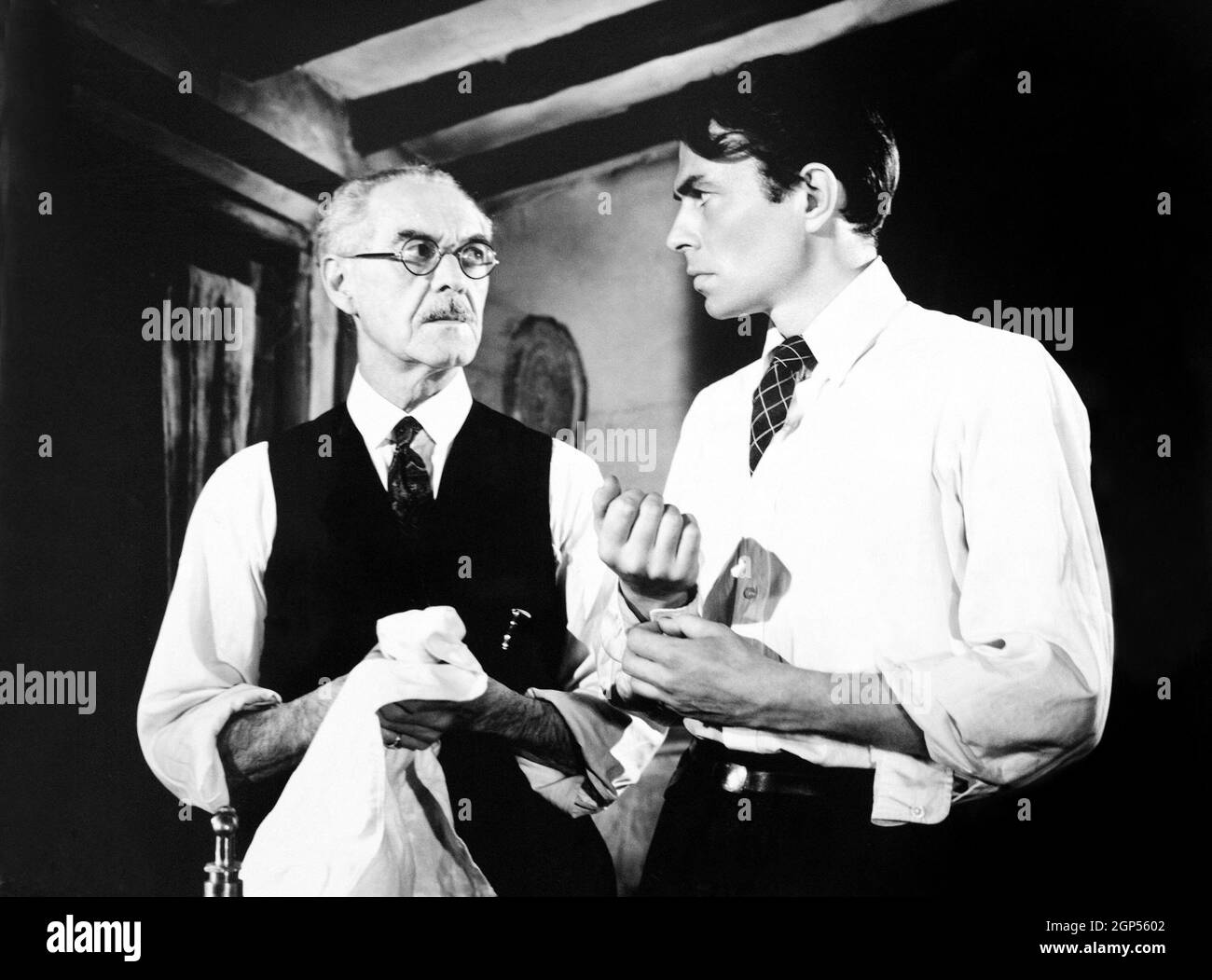 THE UPTURNED GLASS, from left, Brefni O'Rorke, James Mason, 1947 Stock ...