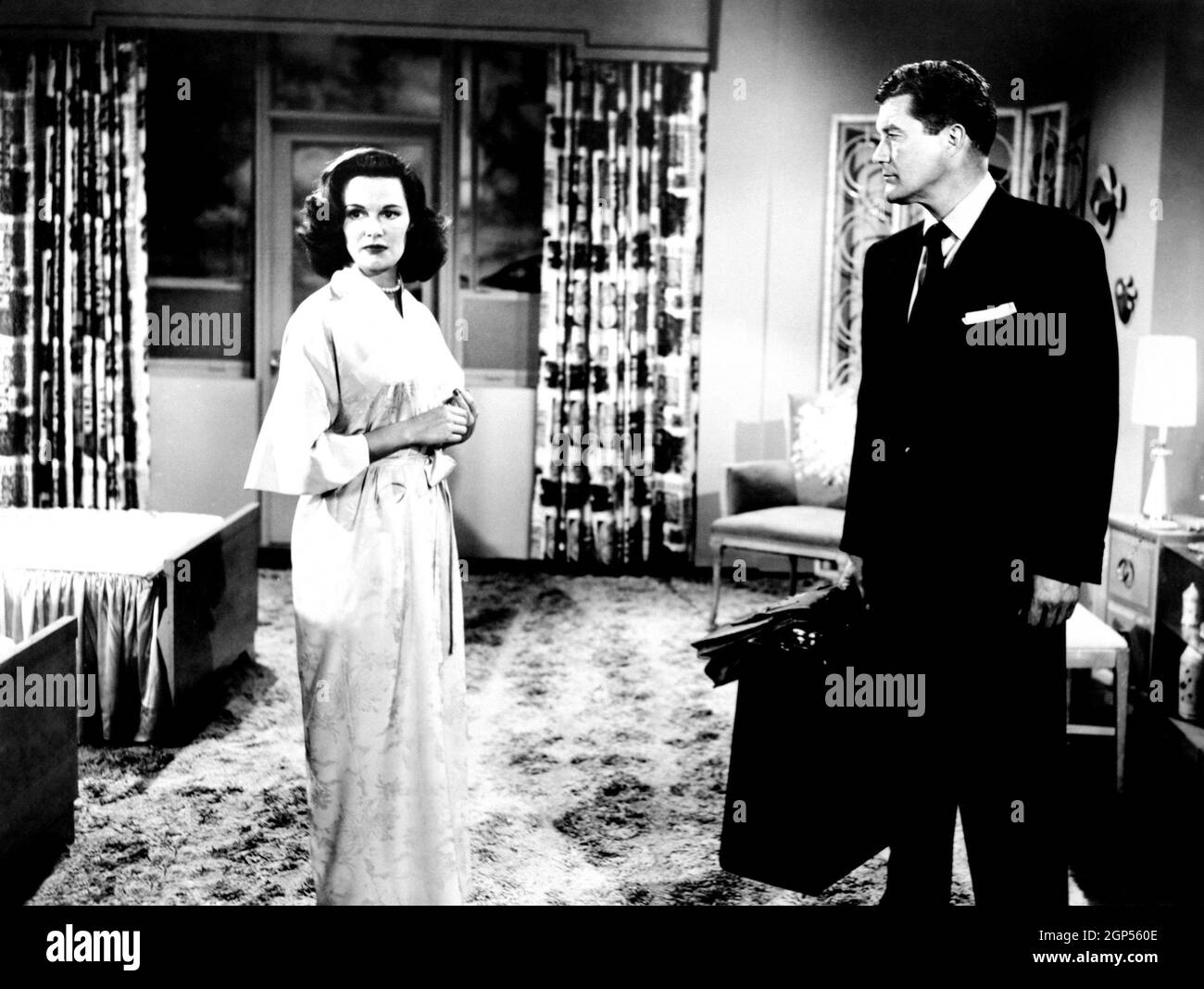 URANIUM BOOM, from left, Patricia Medina, Dennis Morgan, 1956 Stock Photo - Alamy