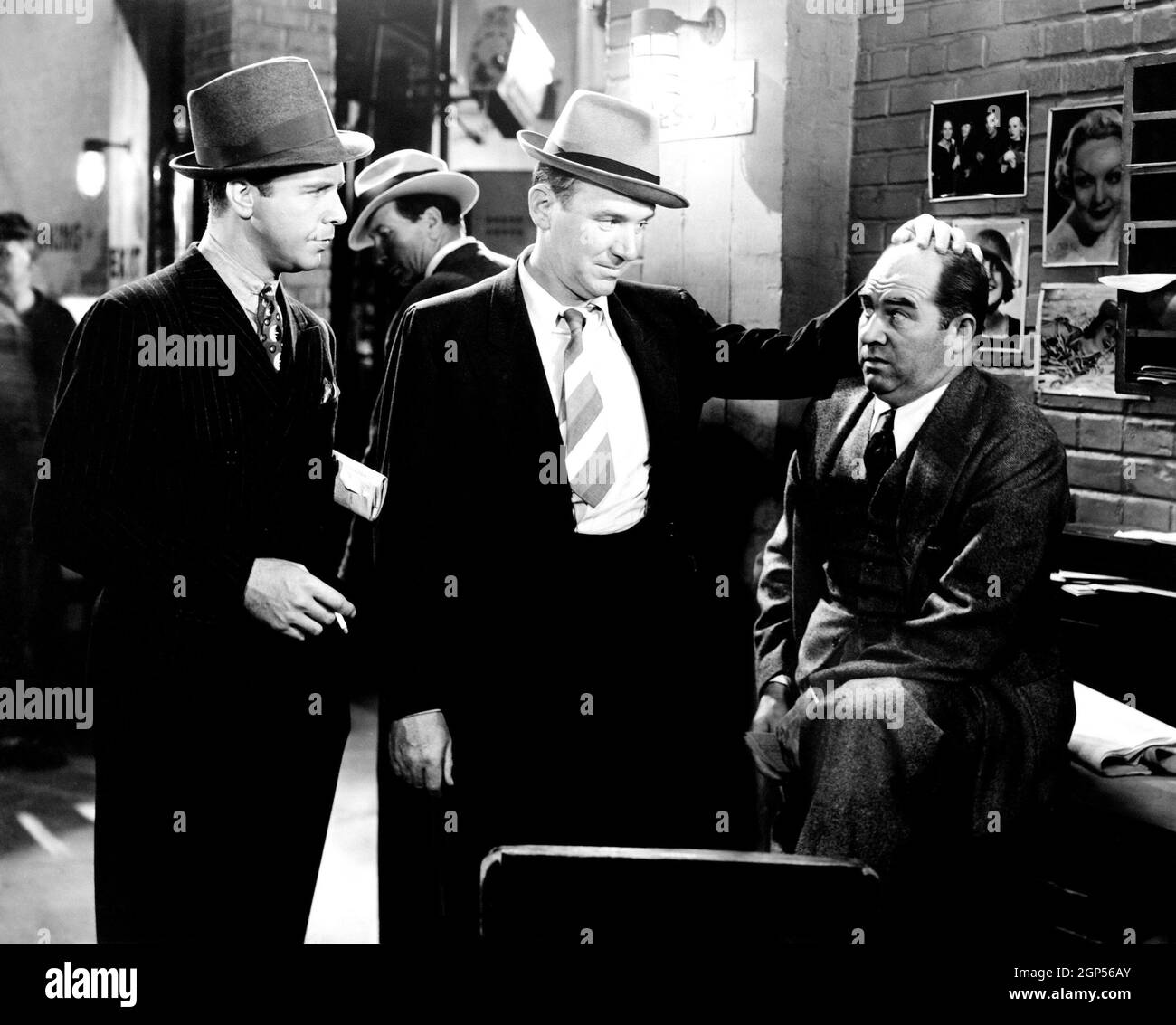 VARSITY SHOW, from left, Dick Powell, Ted Healy, Edward Brophy, 1937 ...