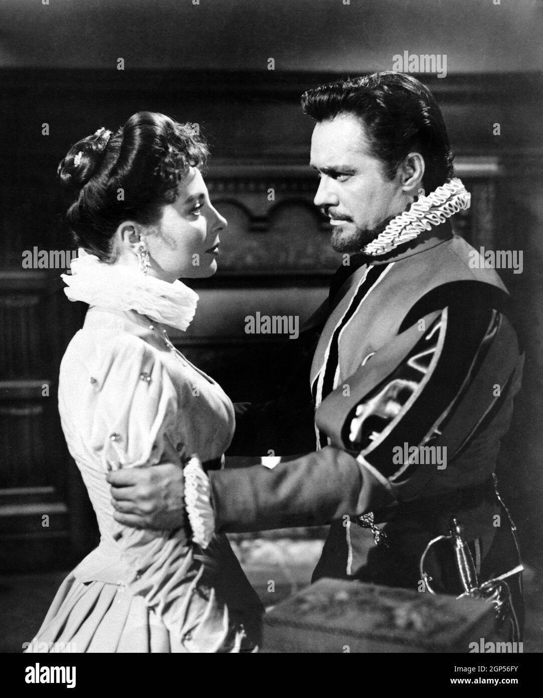 THE VIRGIN QUEEN, from left, Joan Collins, Richard Todd, 1955. ©20th ...