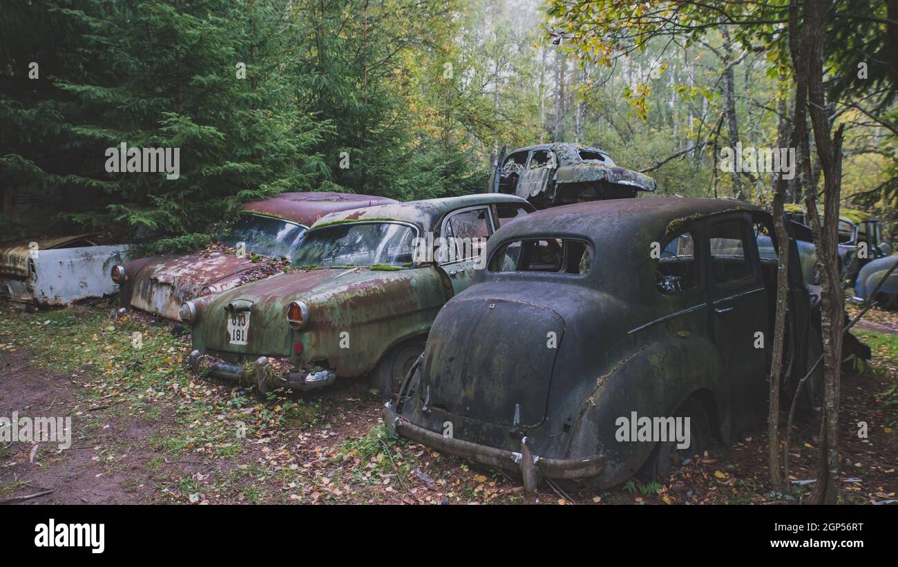 Rotten cars hi-res stock photography and images - Alamy