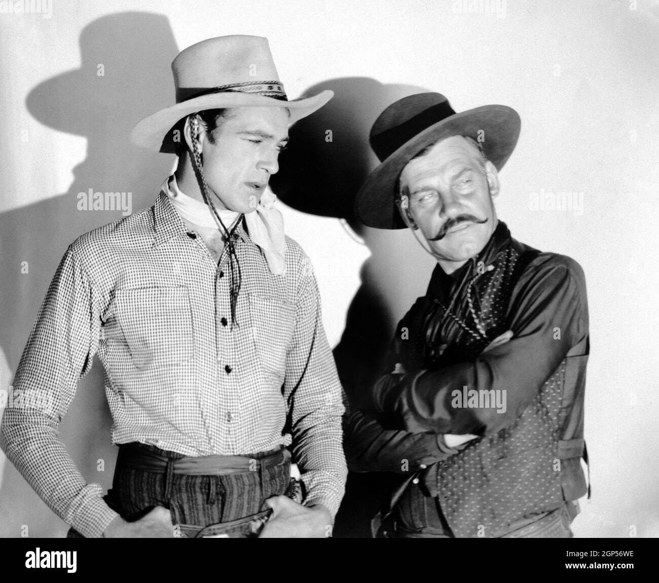 THE VIRGINIAN, from left, Gary Cooper, Walter Huston, 1929 Stock Photo ...