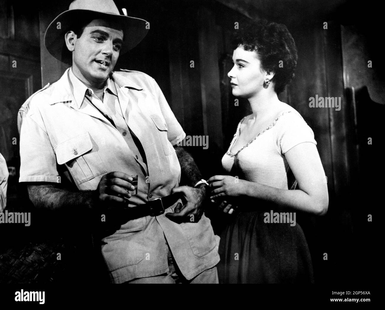 VOODOO WOMAN, from left, Mike Connors, Marla English, 1957 Stock Photo - Alamy