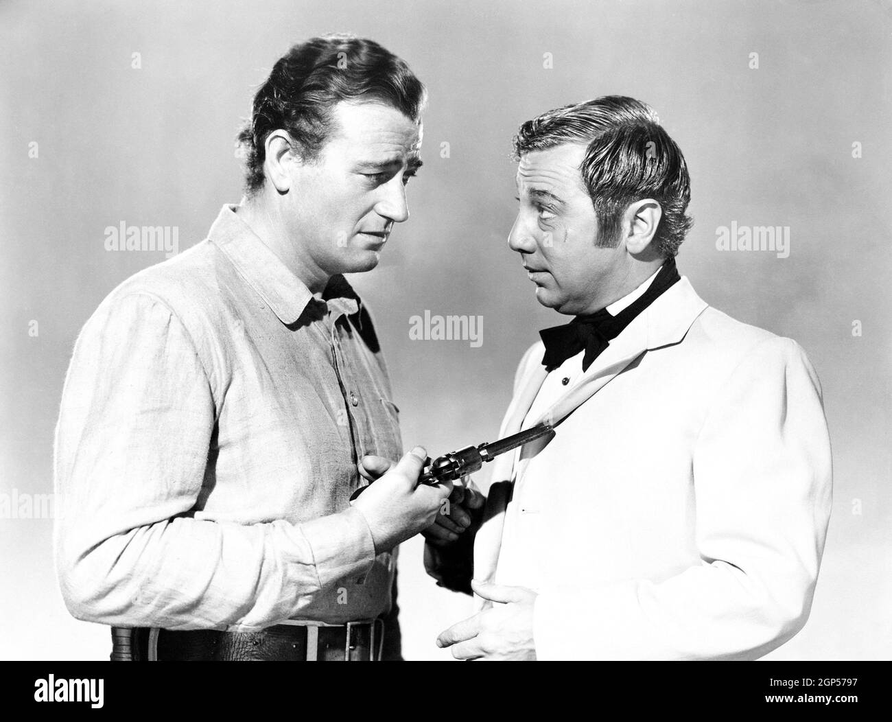 WAKE OF THE RED WITCH, from left, John Wayne, Luther Adler, 1948 Stock ...