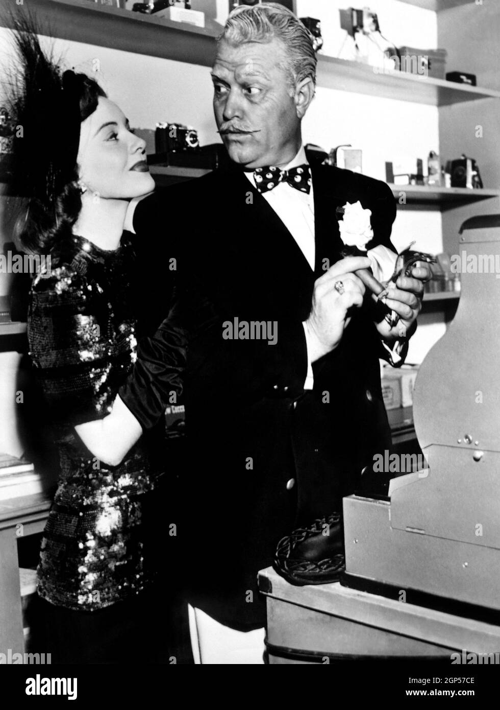 WATCH THE BIRDIE, from left, Paula Drew, Red Skelton, 1950 Stock Photo ...