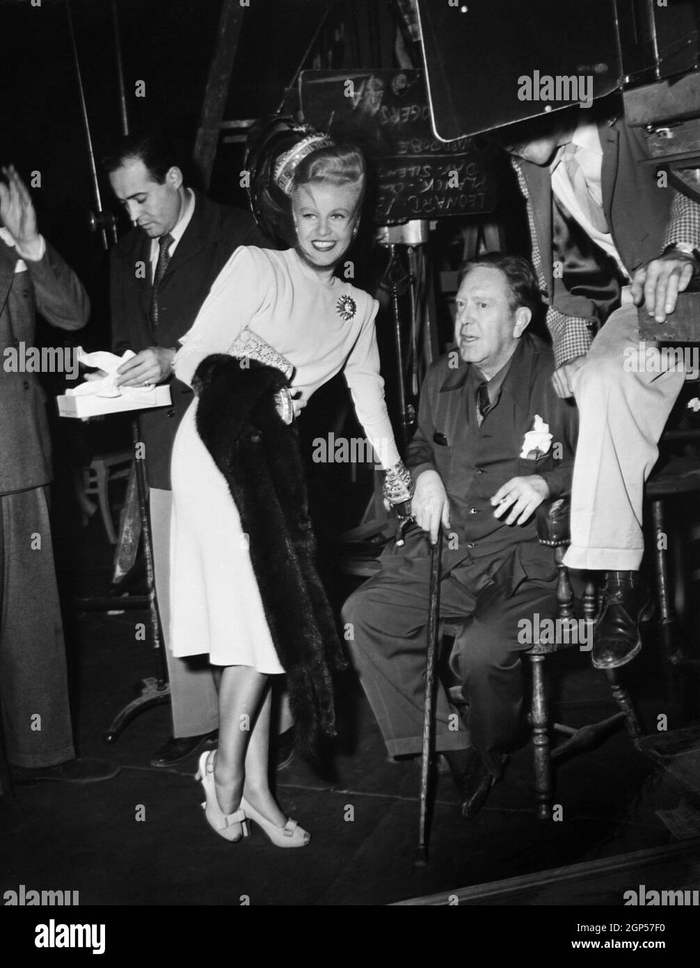 WEEK-END AT THE WALDORF, from left: Ginger Rogers, director Robert Z ...