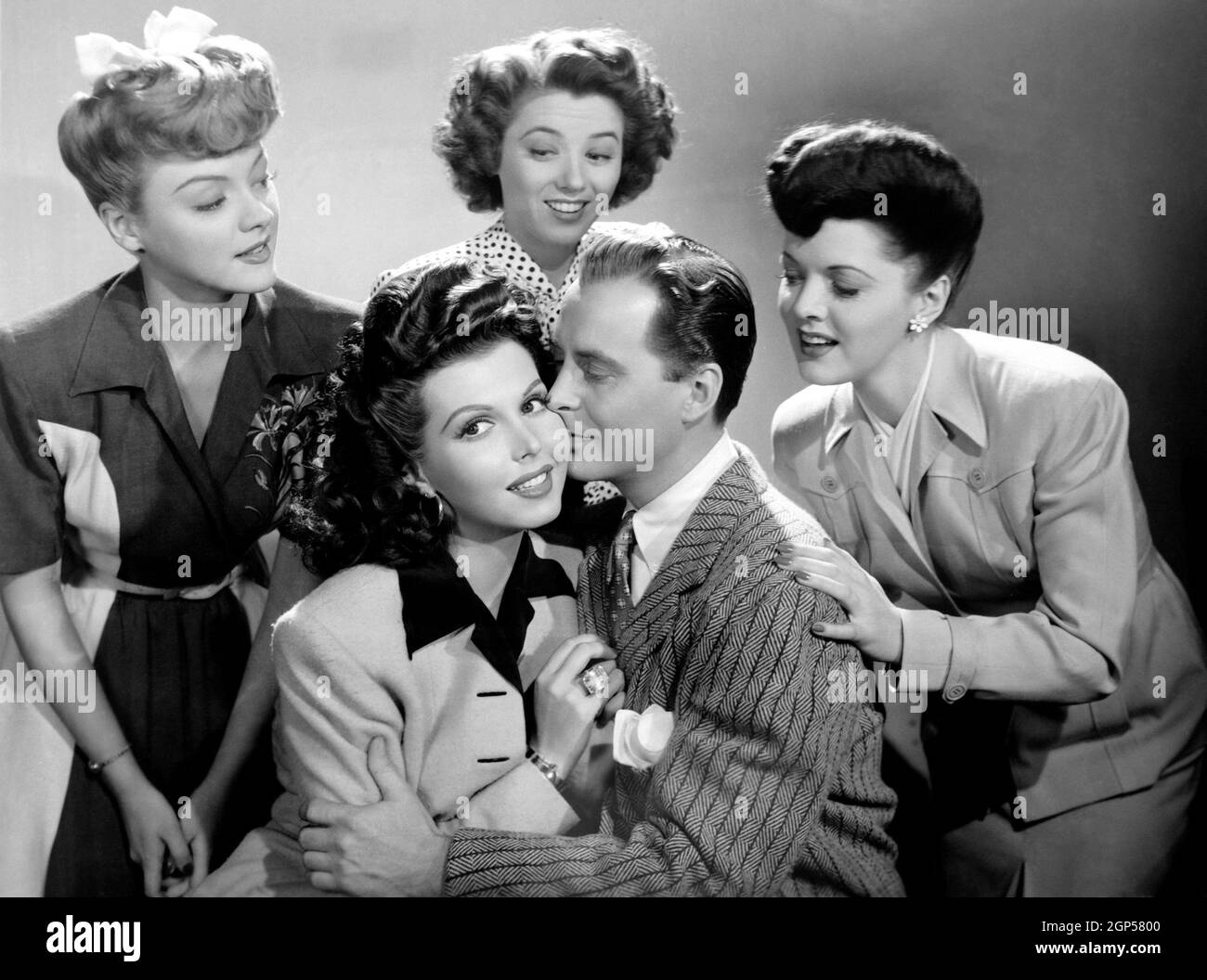WHAT'S BUZZIN', COUSIN?, from left, Leslie Brooks, Ann MIller, Jeff ...