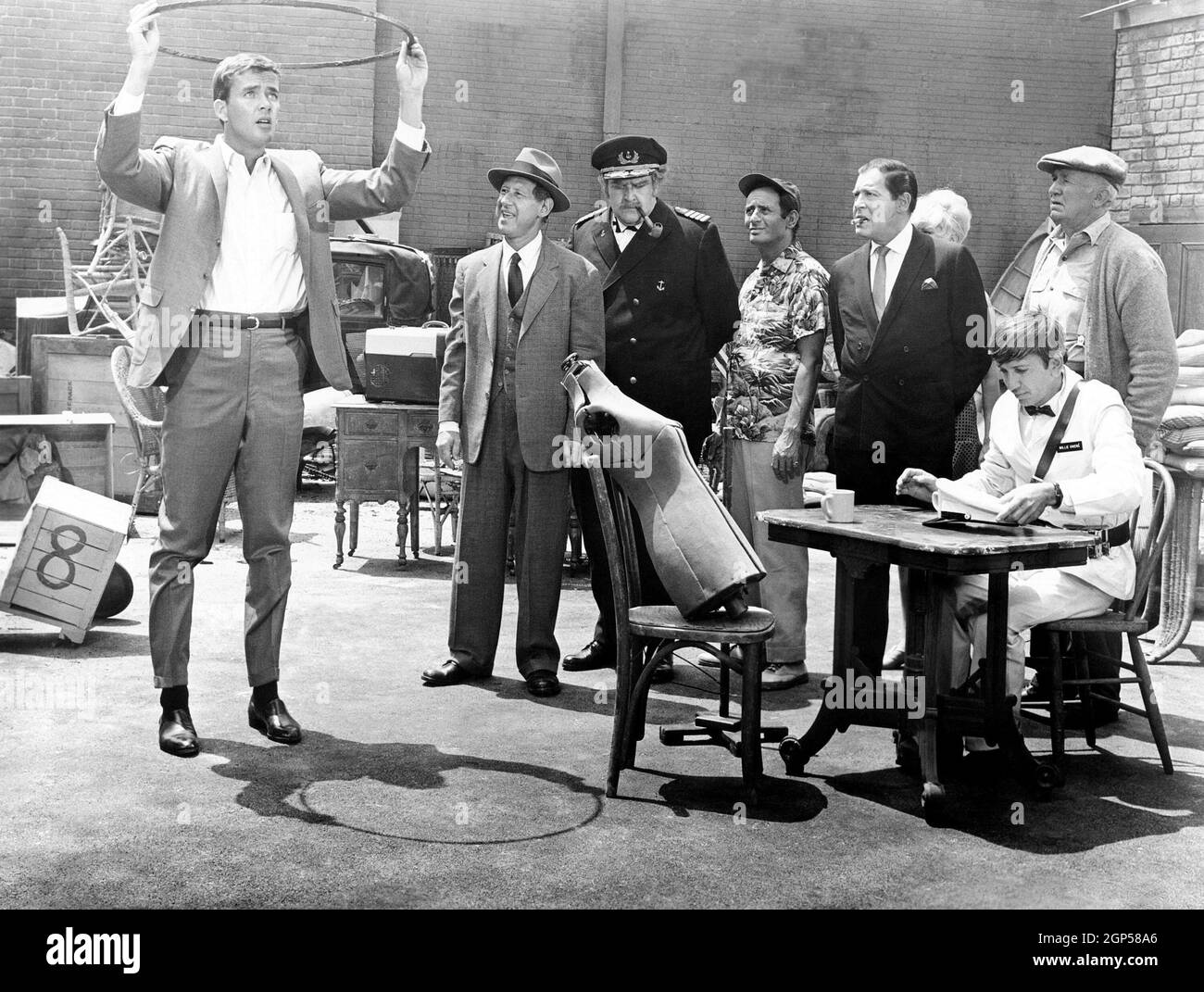 WHO'S MINDING THE MINT?, from left, Jim Hutton, Jack Gilford, Victor ...