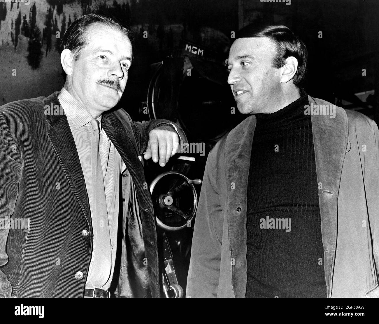 WHERE EAGLES DARE, from left, director Brian G. Hutton, producer ...