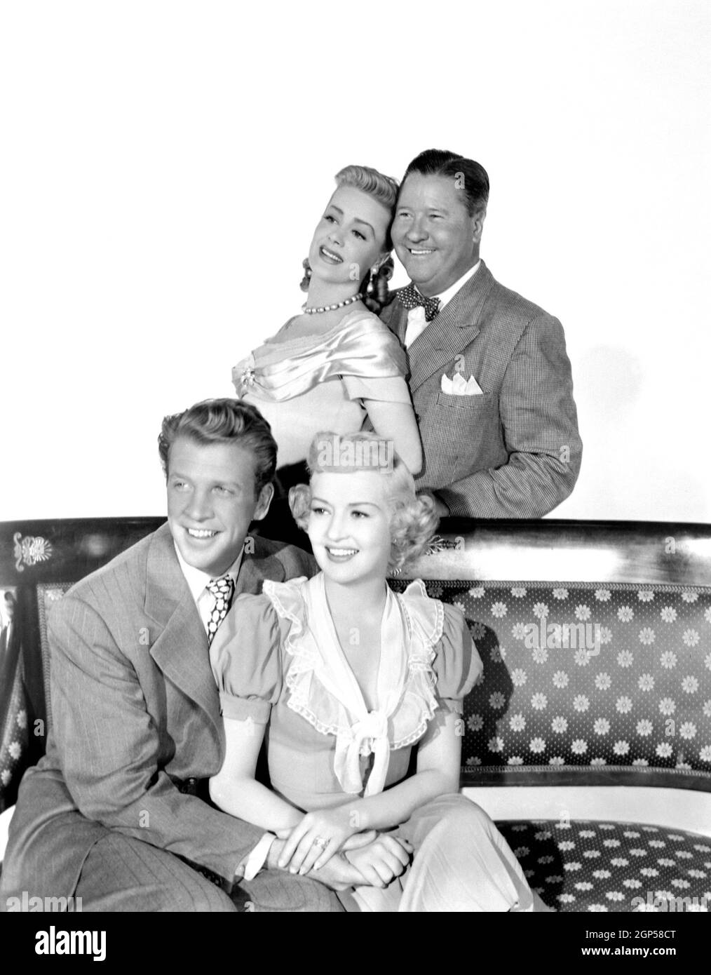 WHEN MY BABY SMILES AT ME, clockwise from lower left, Dan Dailey, Betty ...