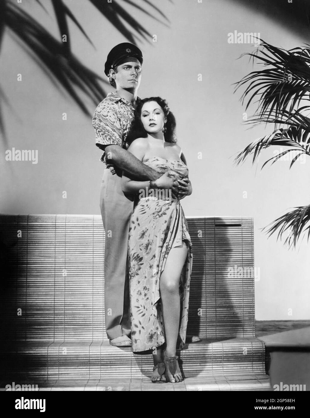 WHITE SAVAGE, from left: Jon Hall, Maria Montez, 1943 Stock Photo - Alamy