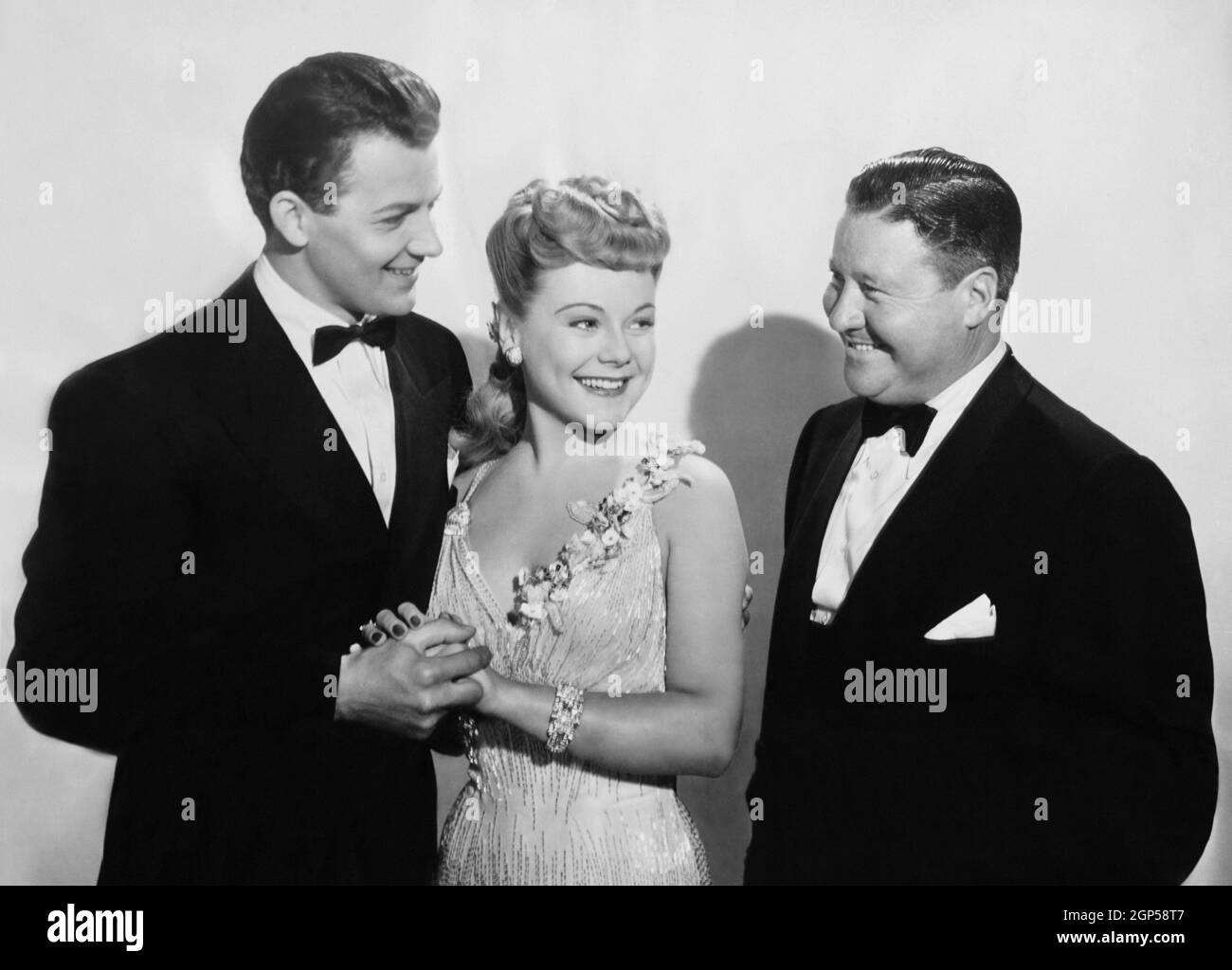 WINTERTIME, from left: Cornel Wilde, Sonja Henie, Jack Oakie, 1943, TM & Copyright © 20th ...