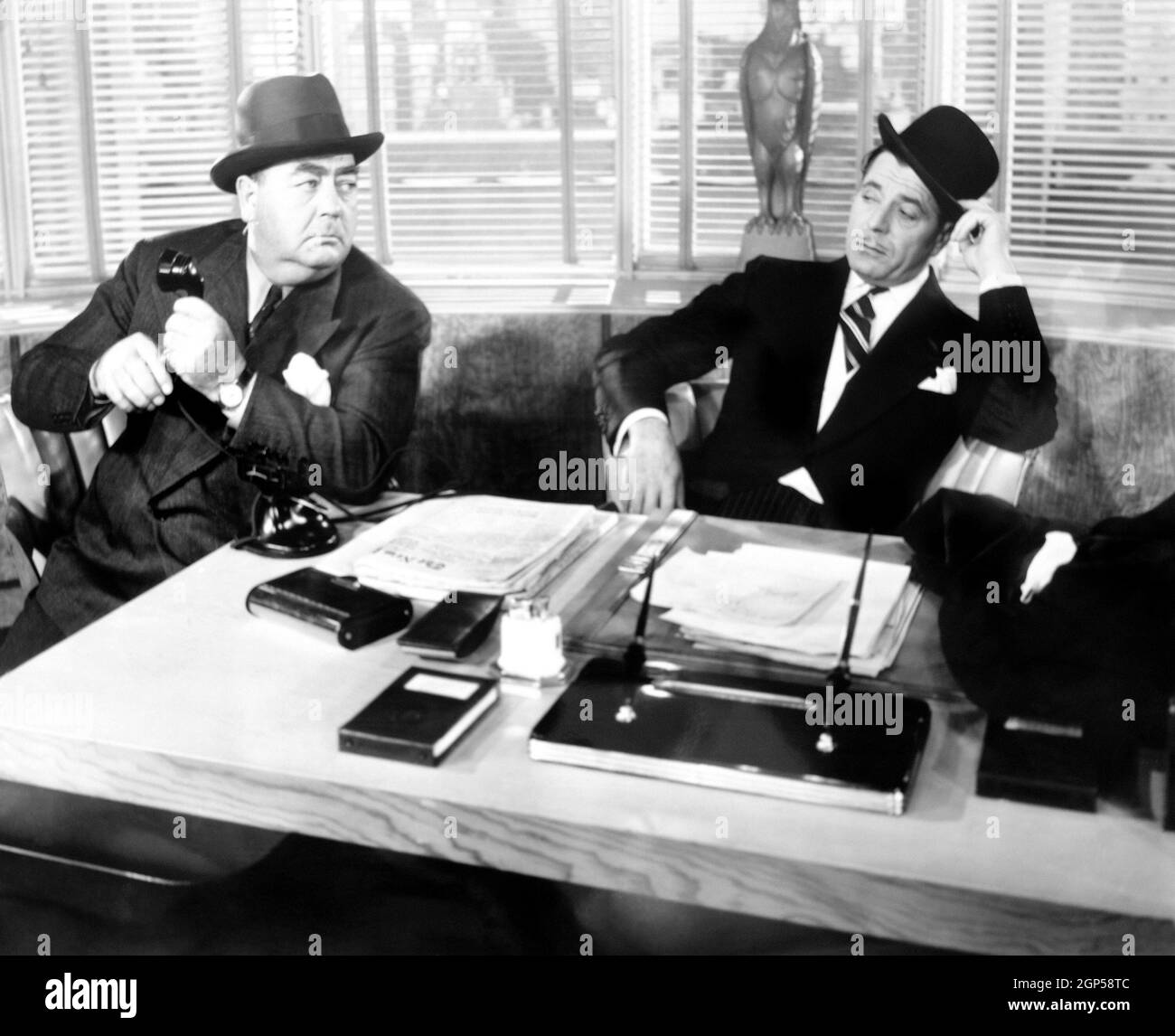 WIFE, HUSBAND AND FRIEND, from left, Eugene Pallette, Warner Baxter ...