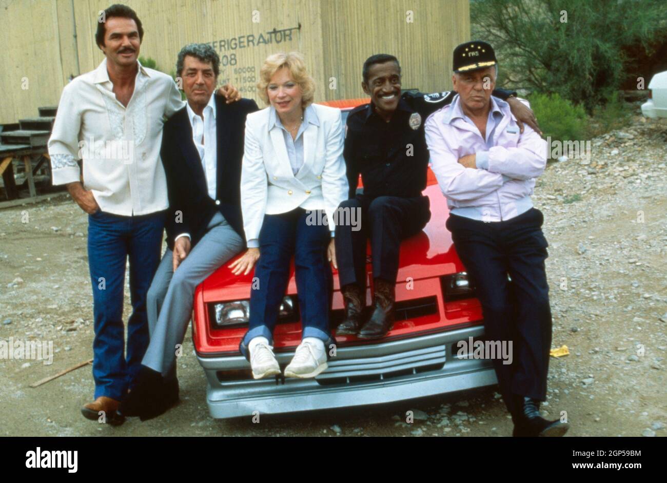 CANNONBALL RUN II, from left, Burt Reynolds, Dean Martin, Shirley ...