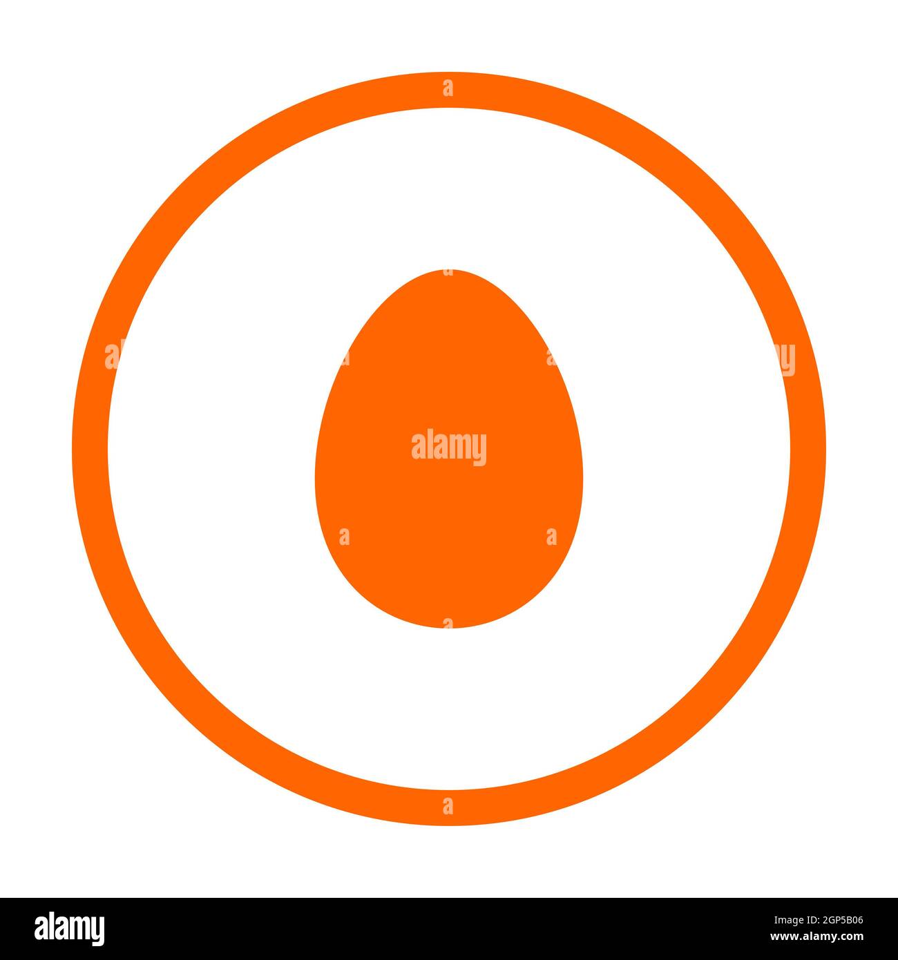 Egg and circle Stock Photo - Alamy