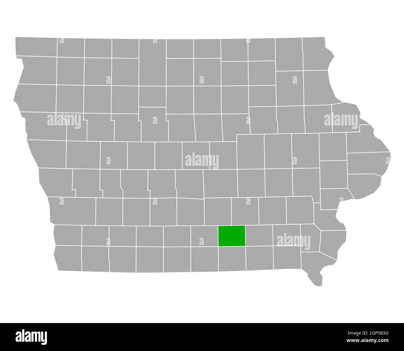 Monroe iowa map hi-res stock photography and images - Alamy