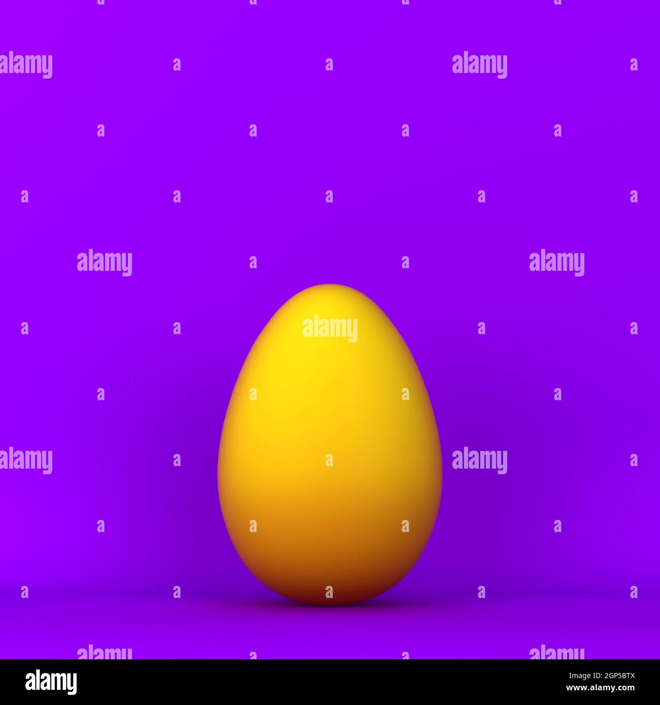 Simple egg. 3d illustration. Minimal concept Stock Photo - Alamy