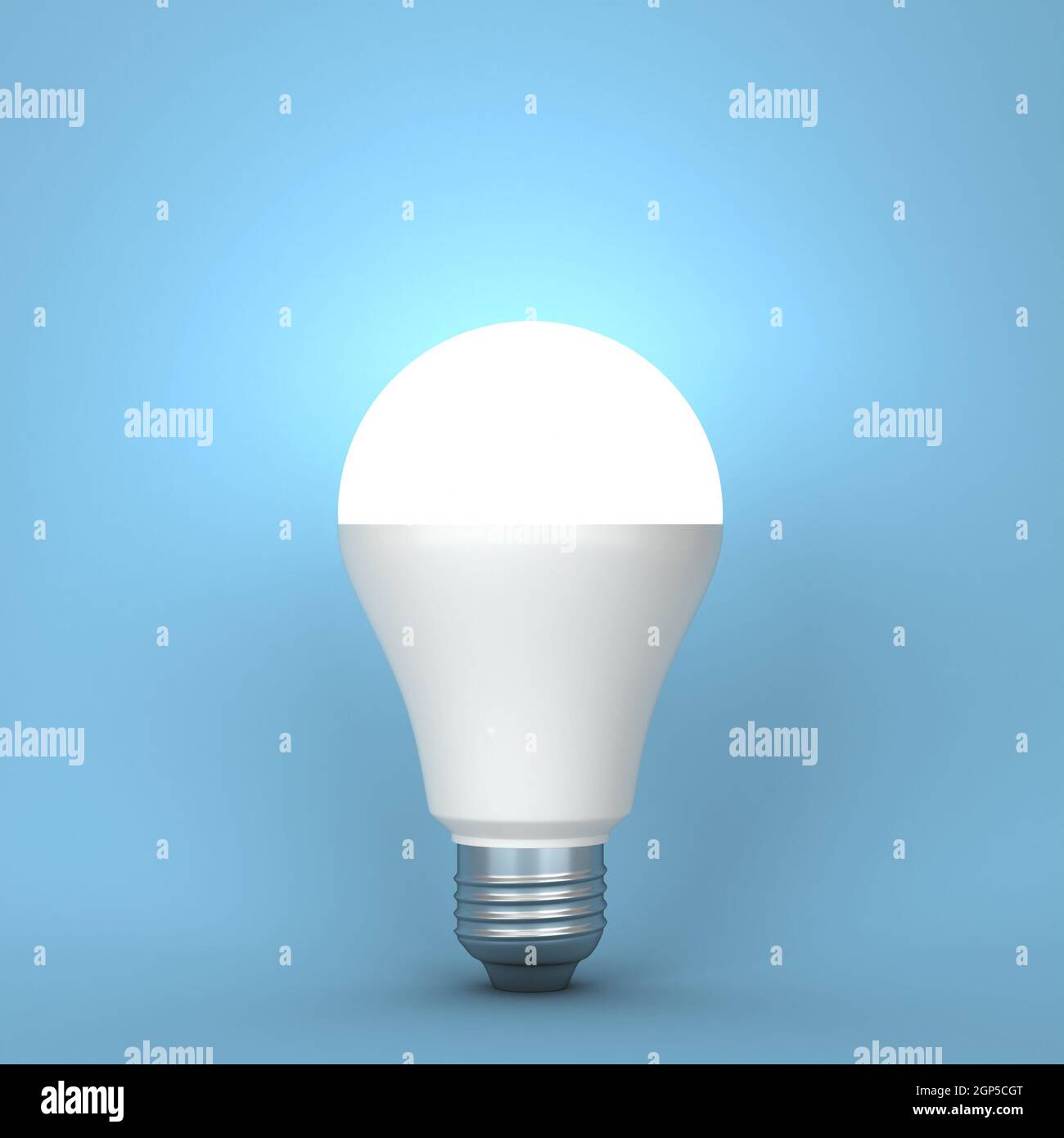 Led light bulb. 3d illustration Stock Photo - Alamy