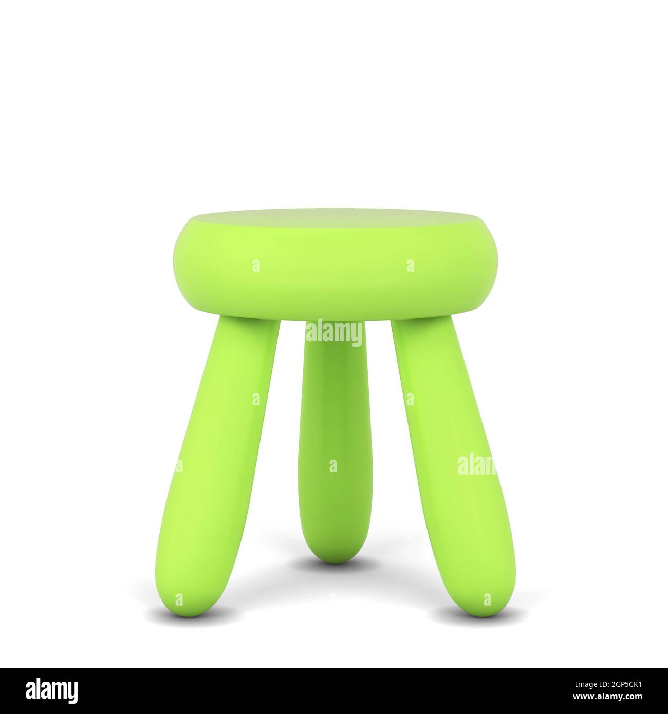 Modern stool. 3d illustration isolated on white background Stock Photo ...